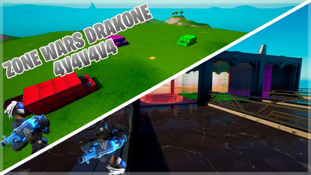 Zone Wars 4v4v4v4 - Drakone [ drakone ] – Fortnite Creative Map Code