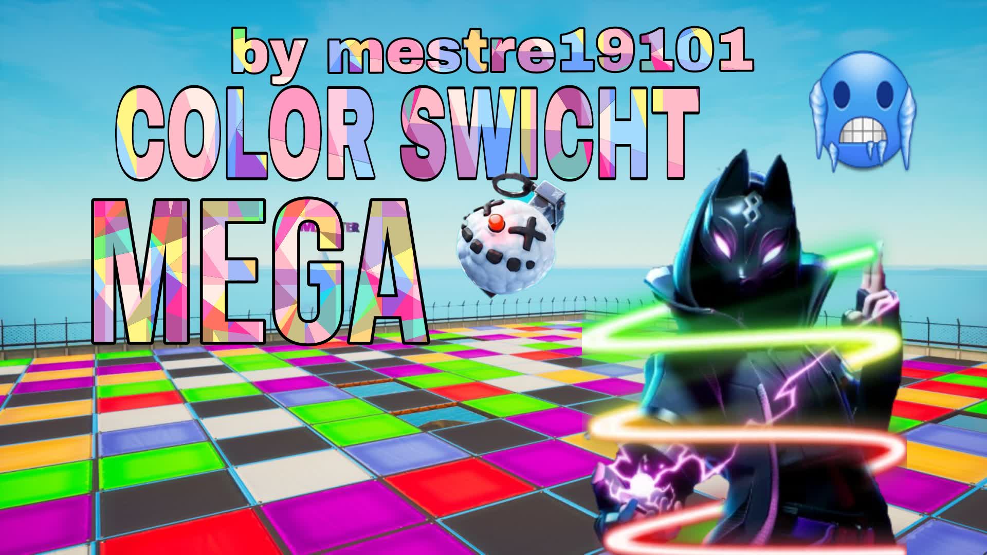 MEGA Color switch by master [ mestre19101 ] – Fortnite Creative Map Code