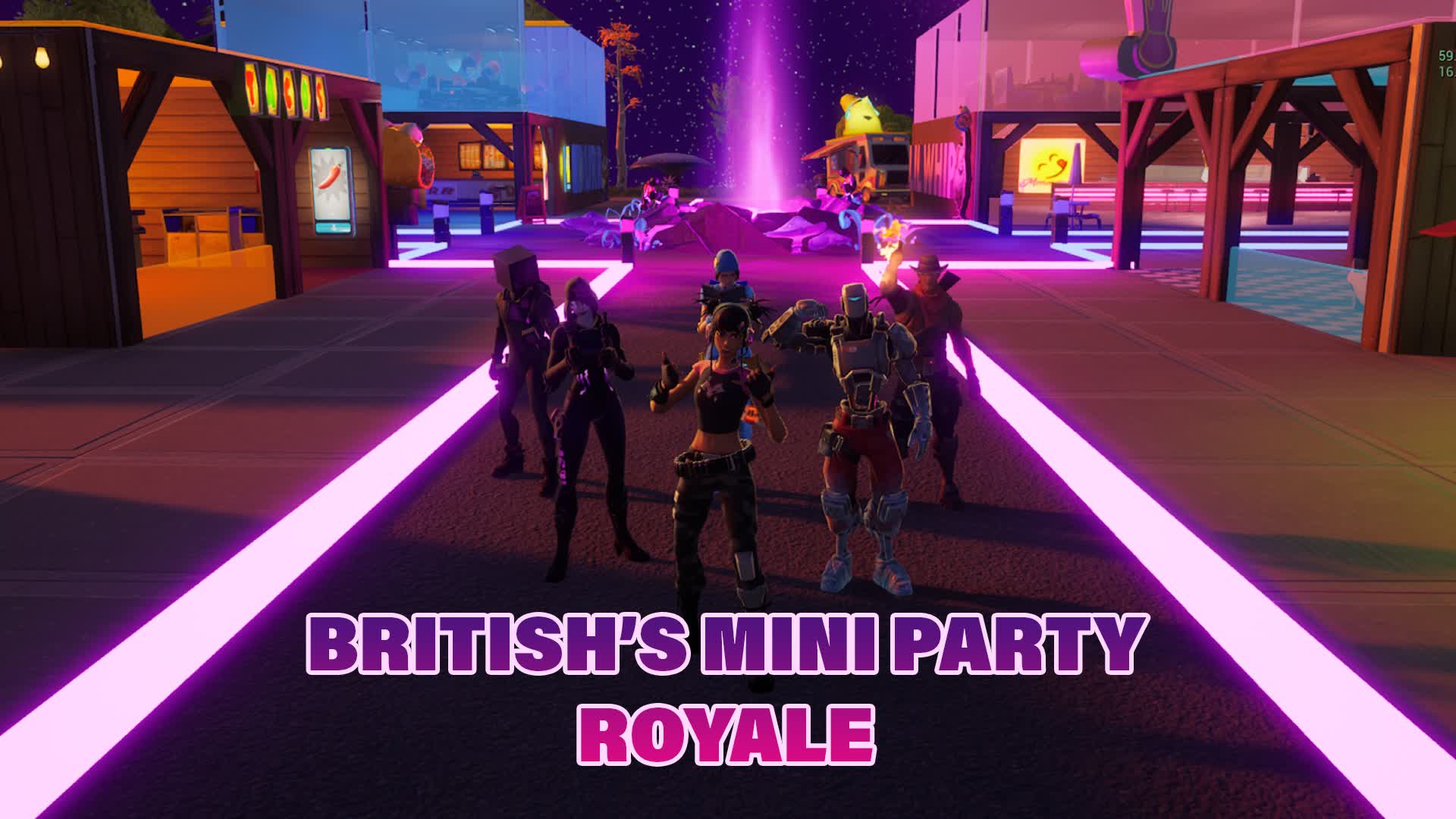 🎉British's Mini Party Royale🎉 [ ] – Fortnite Creative Map Code