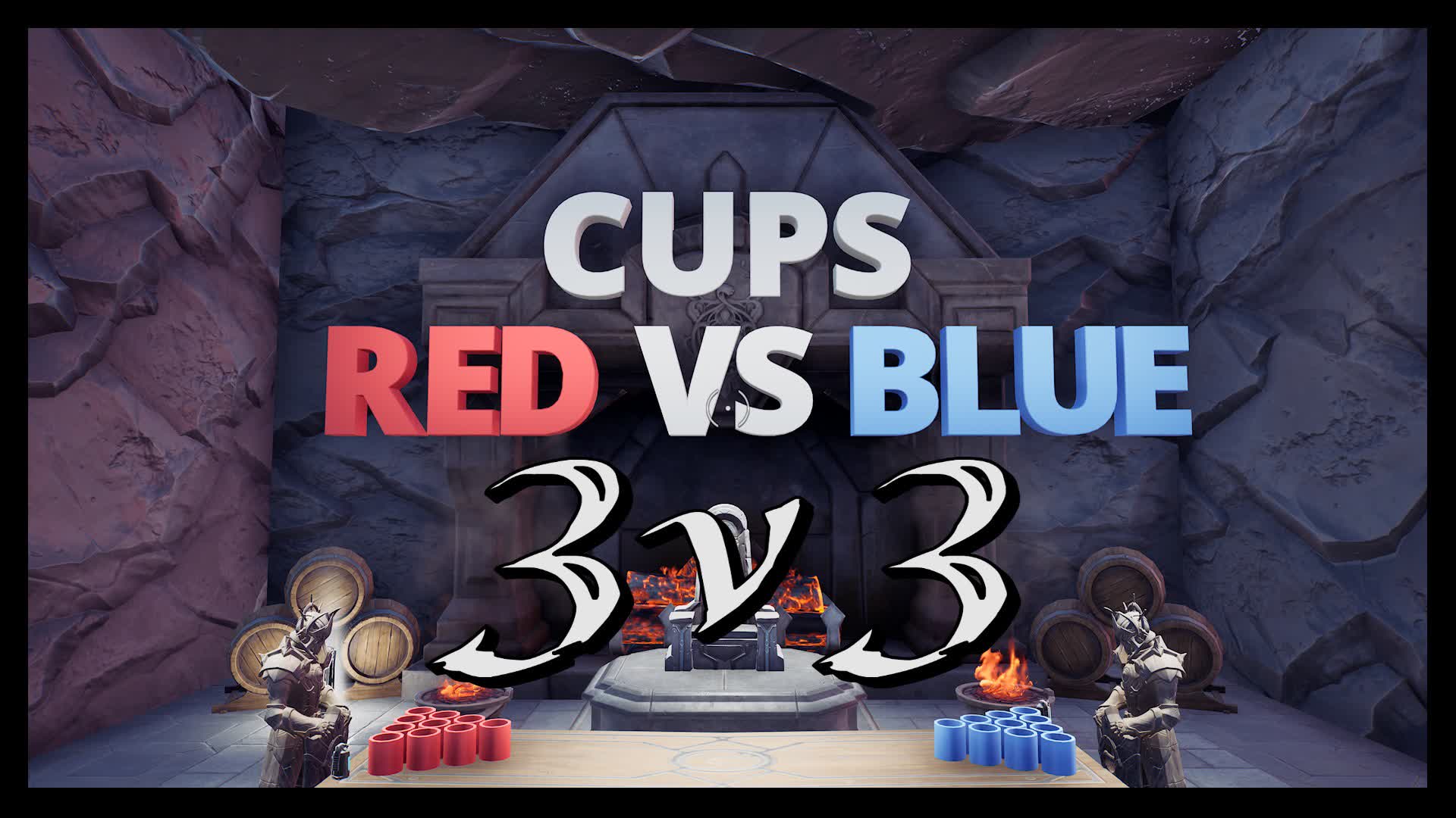CUPS RED VS BLUE 3v3 [ junglx ] – Fortnite Creative Map Code