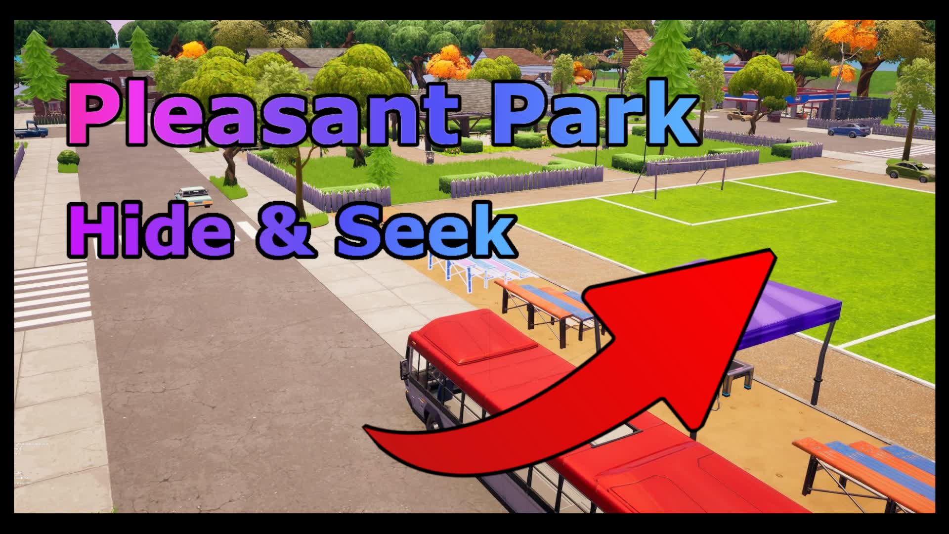 Pleasant Park Hide & Seek [ czapus ] – Fortnite Creative Map Code