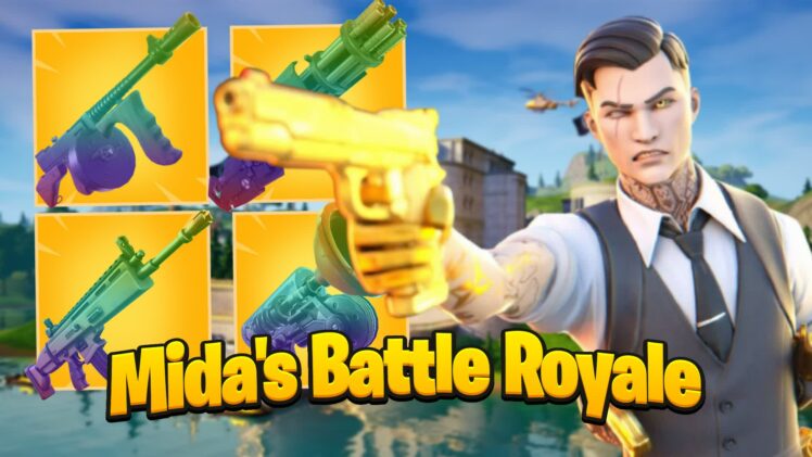 🌟MIDA'S BATTLE ROYALE💥 [ dave14 ] – Fortnite Creative Map Code