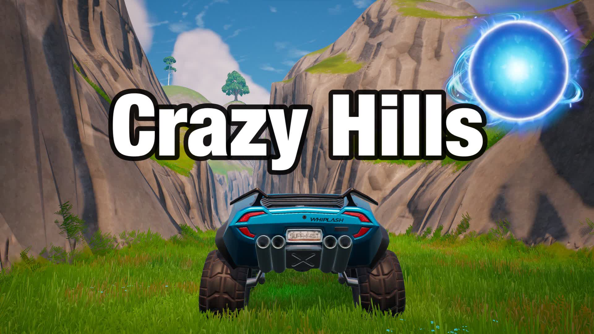 CRAZY HILLS OPEN WORLD 🚗🌳⭐ [ prettyboy ] – Fortnite Creative Map Code