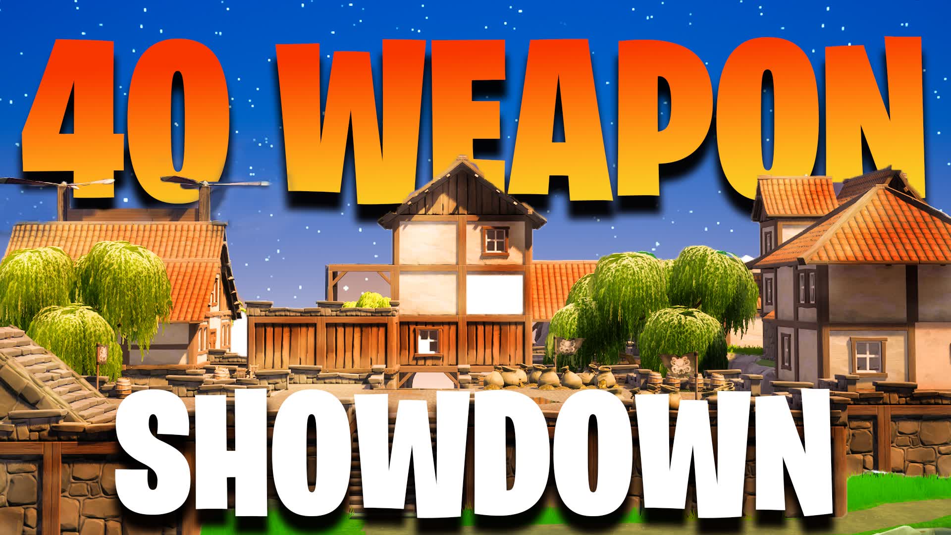 40 Weapon Showdown! [ sunn ] – Fortnite Creative Map Code