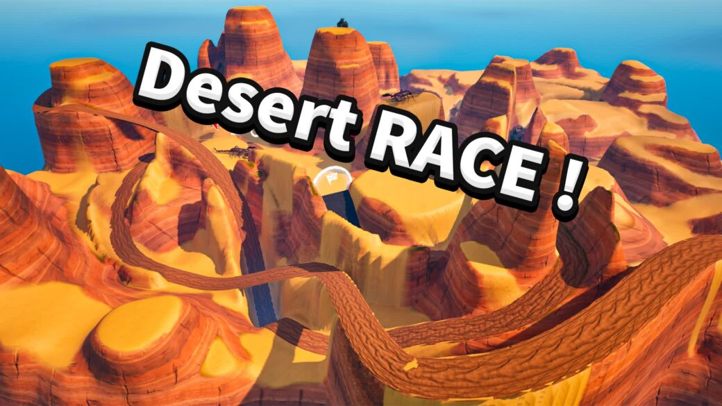 New Desert RACE - 30 Players [ zigi ] – Fortnite Creative Map Code