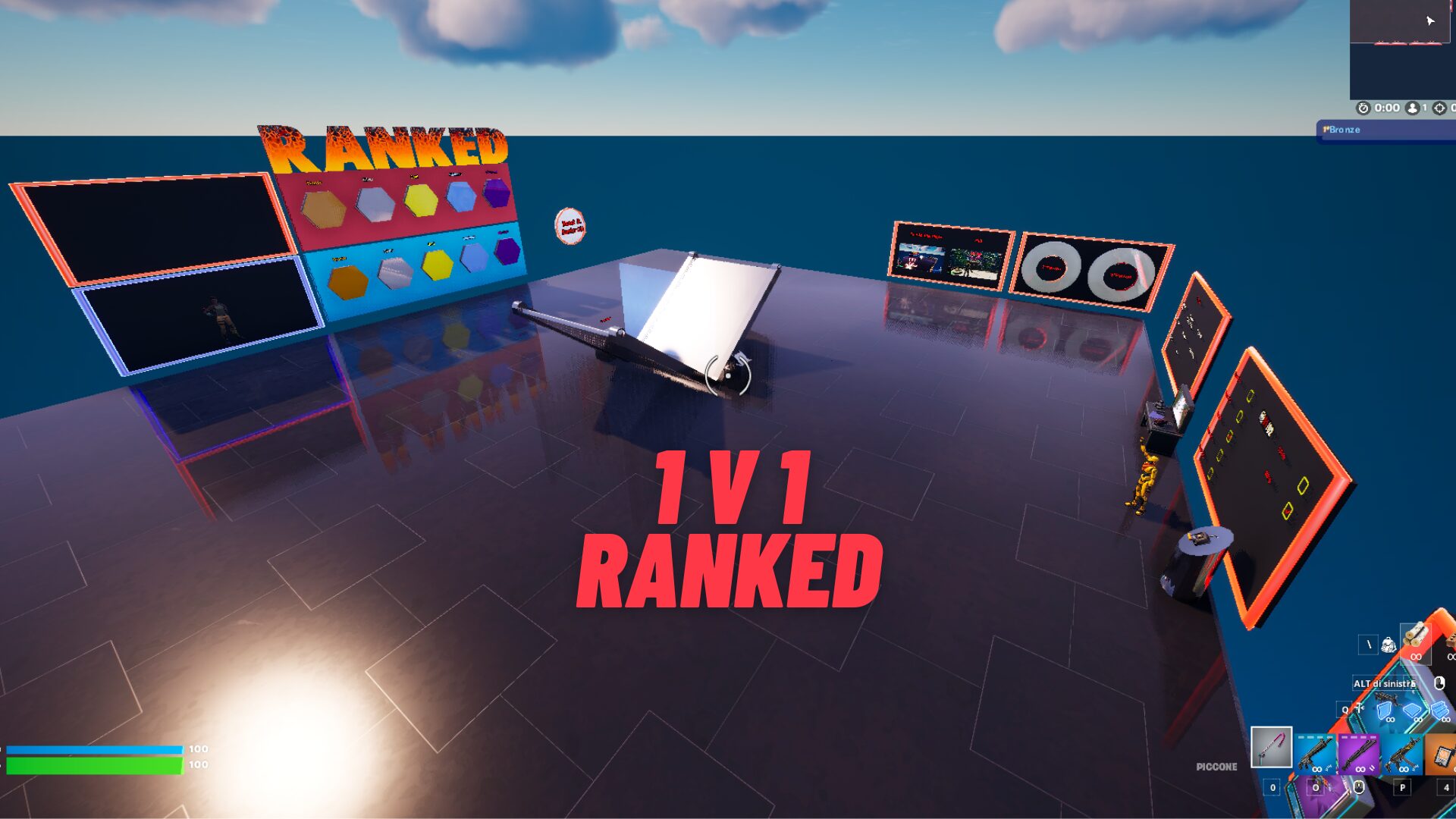 1 v 1 Ranked [ auron-79 ] – Fortnite Creative Map Code