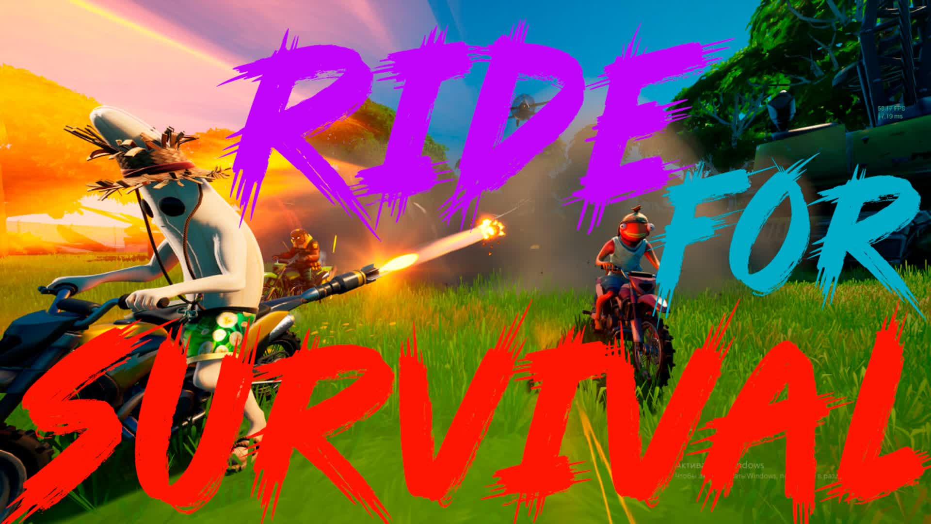 Ride for Survival - Motorcycles [ zombif ] – Fortnite Creative Map Code