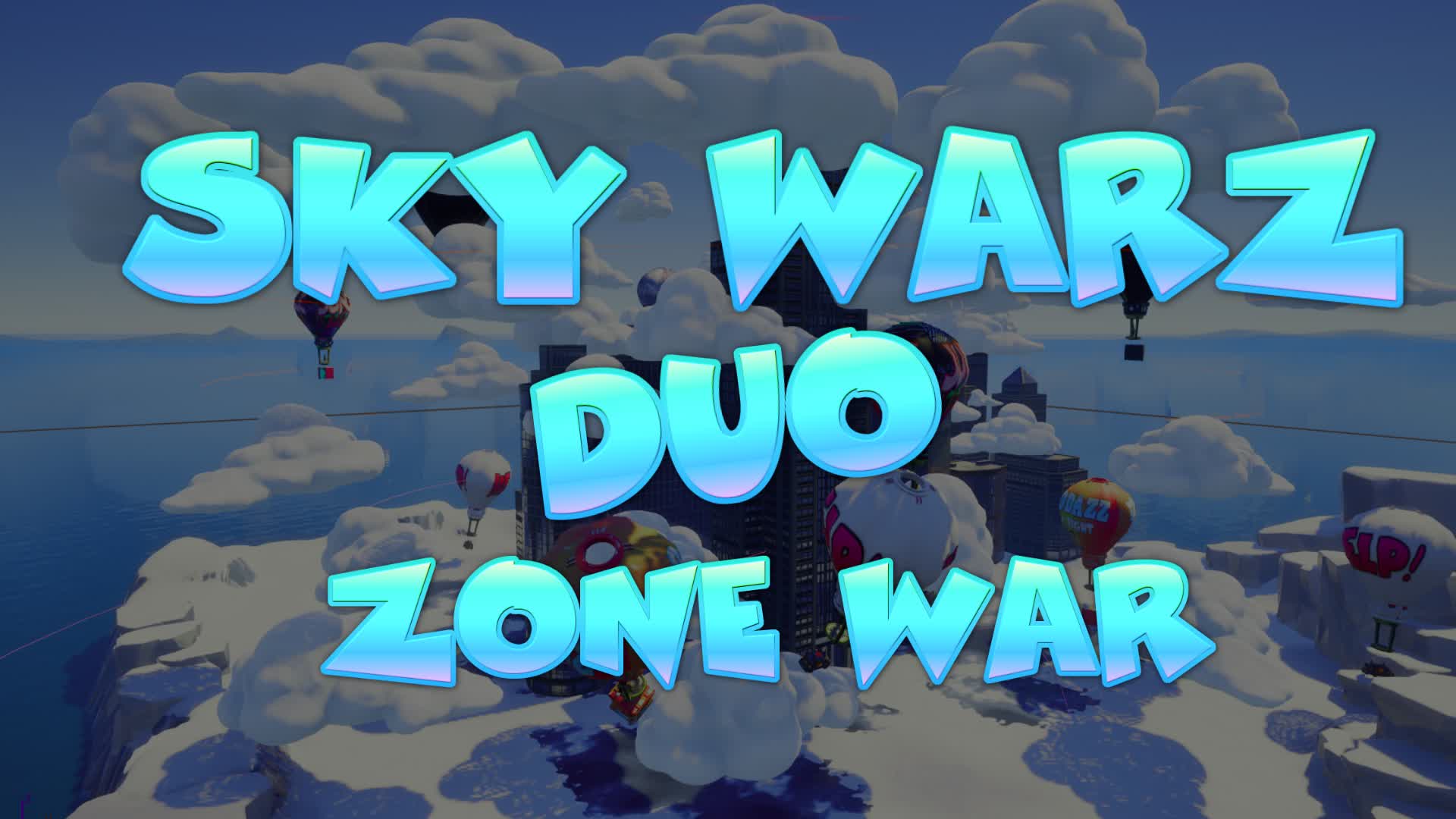 SKY WARZ "DUO" ZONE WAR [ doodazz ] – Fortnite Creative Map Code
