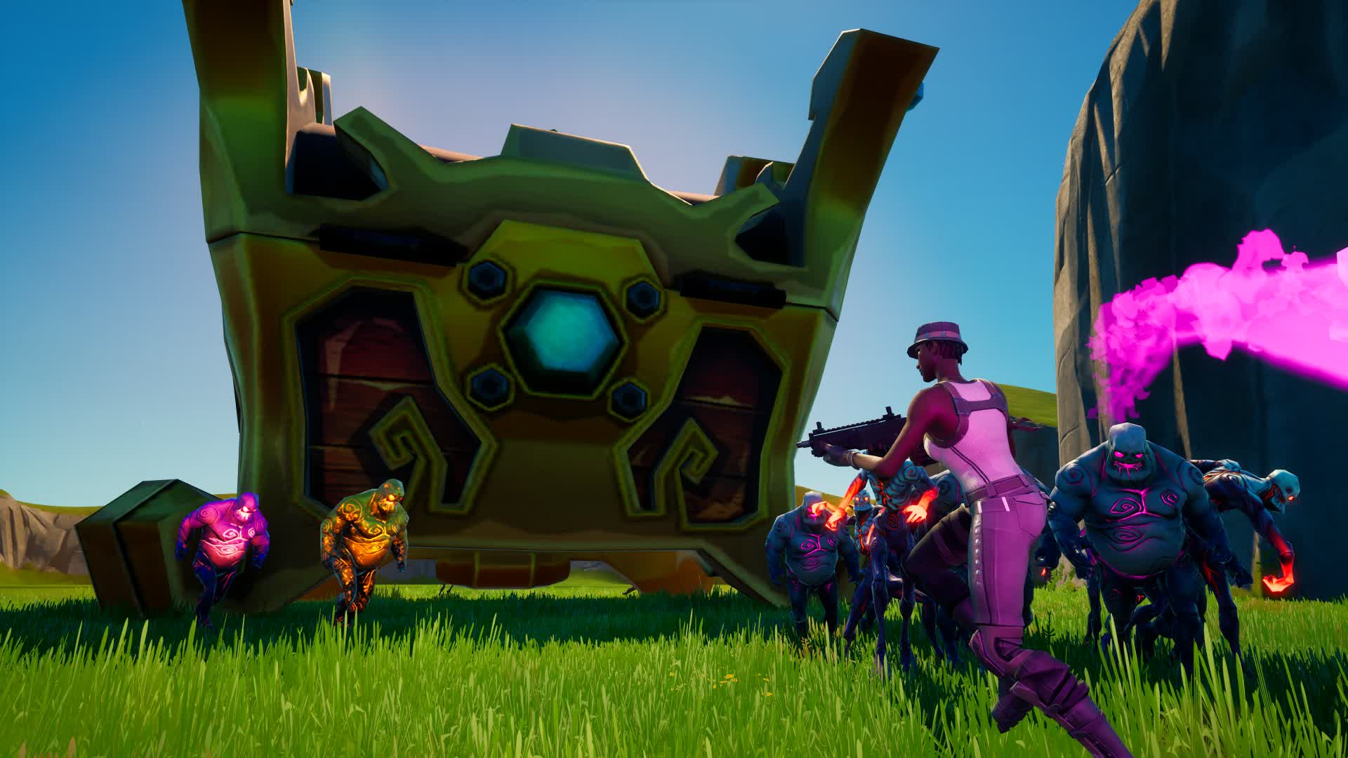 1 CHEST 100 Zombies [ ogamer ] – Fortnite Creative Map Code