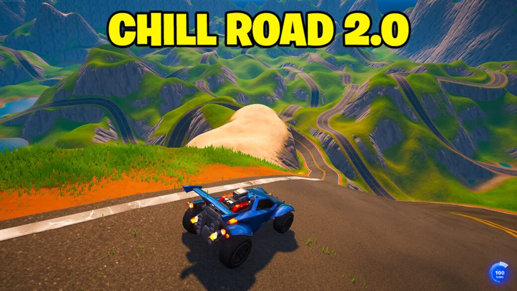 CHILL ROAD 2.0 - OPEN WORLD [ LEN ] – Fortnite Creative Map Code