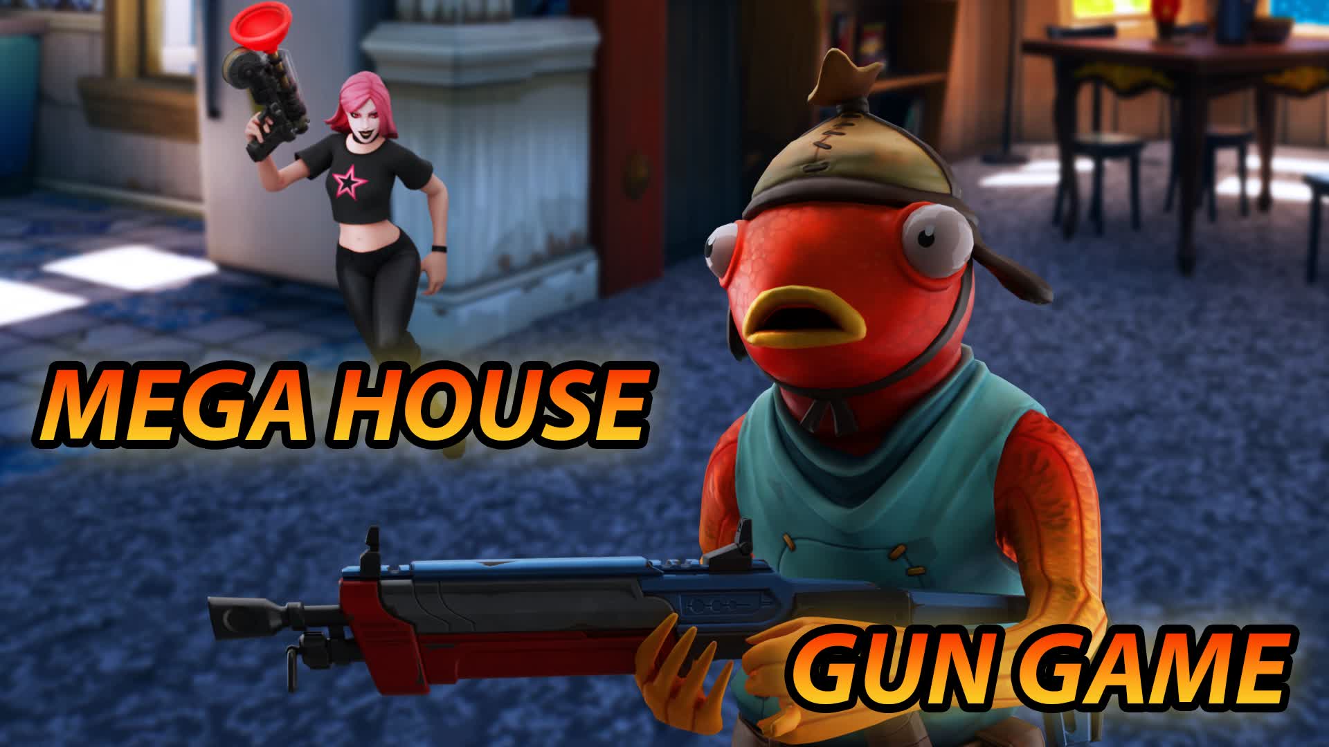 MEGA HOUSE GUN GAME [ horridweasel ] – Fortnite Creative Map Code