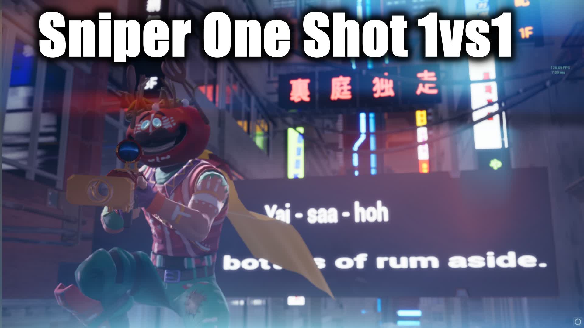 Sniper One Shot 1vs1 (cybercity) [ taka3 ] – Fortnite Creative Map Code