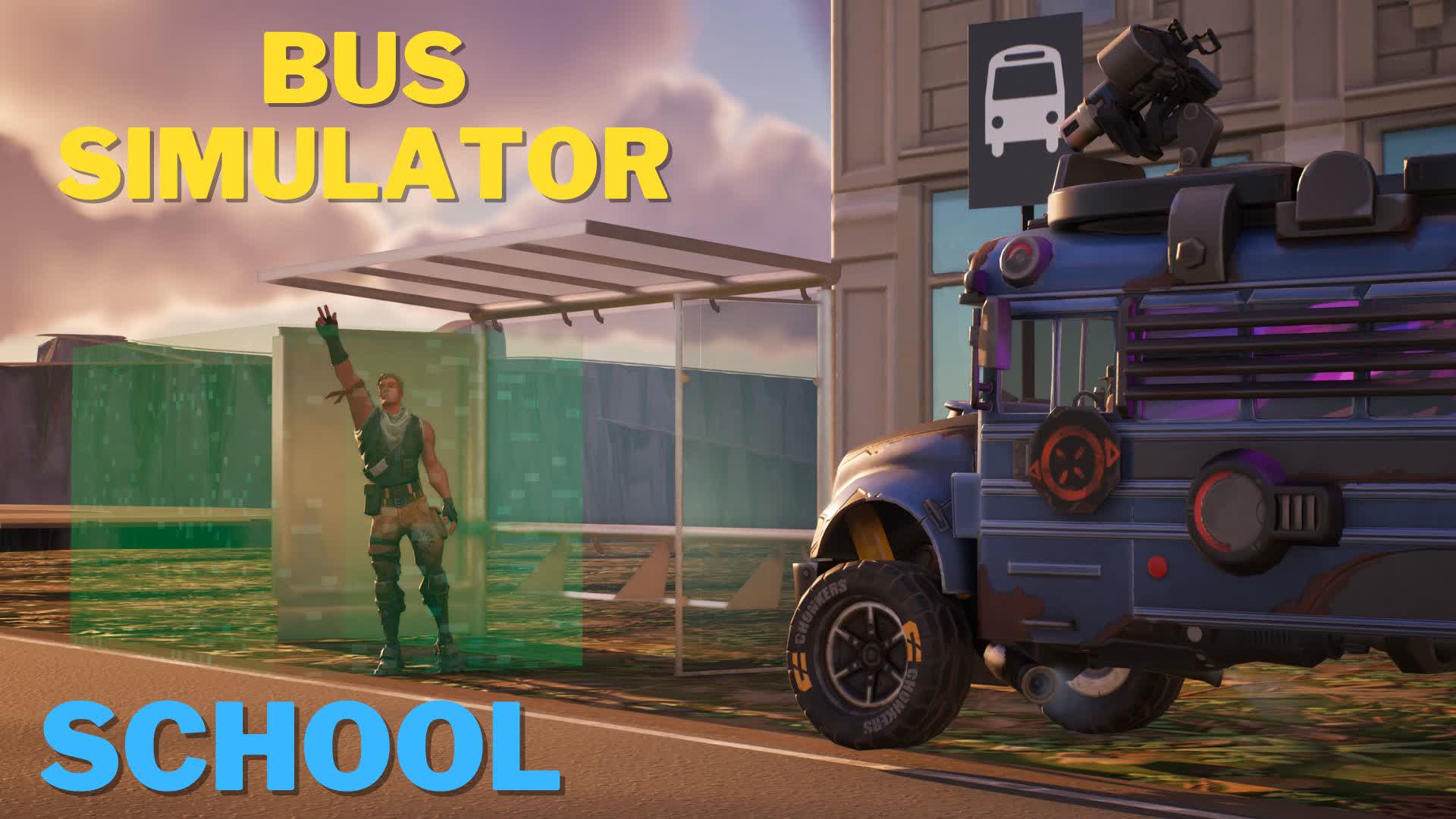 SCHOOL BUS SIMULATOR [ alexmaxfp ] – Fortnite Creative Map Code