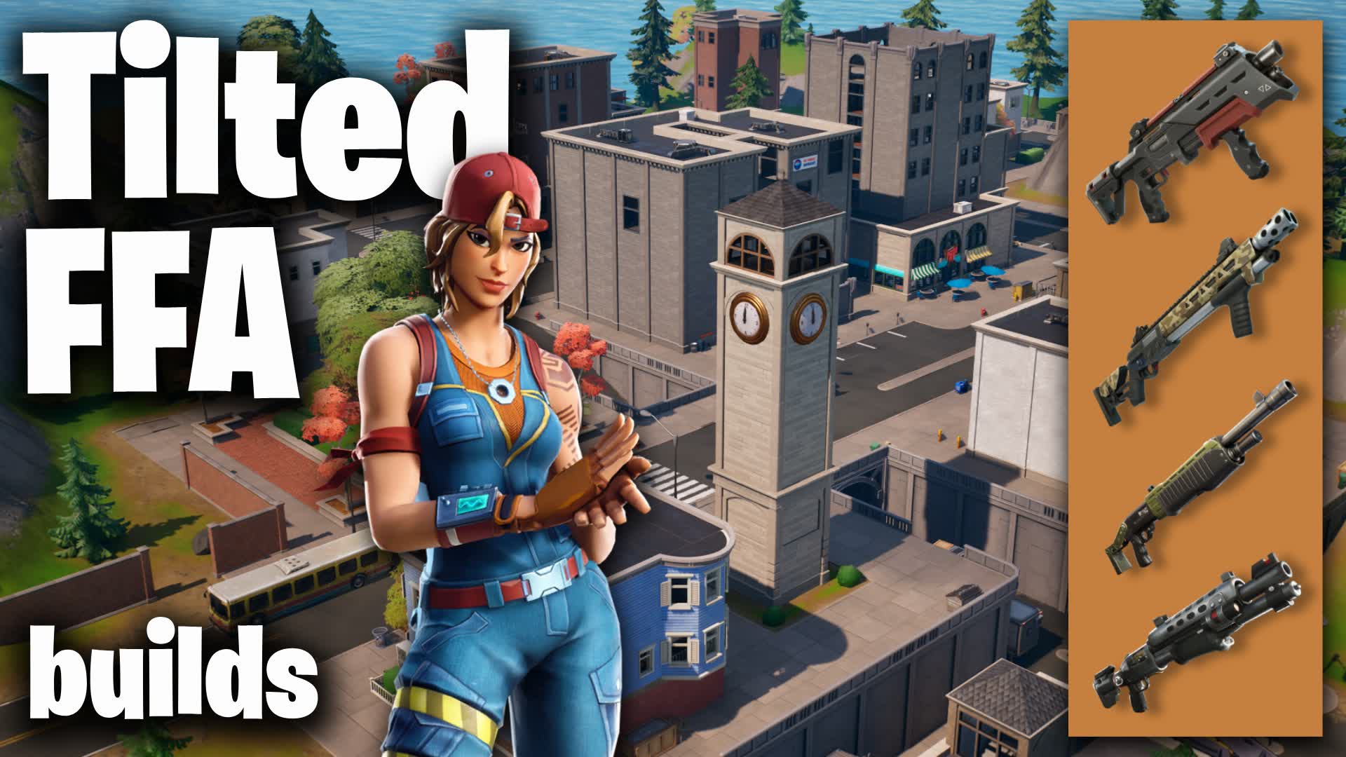 Tilted Towers FFA [ pblok ] – Fortnite Creative Map Code