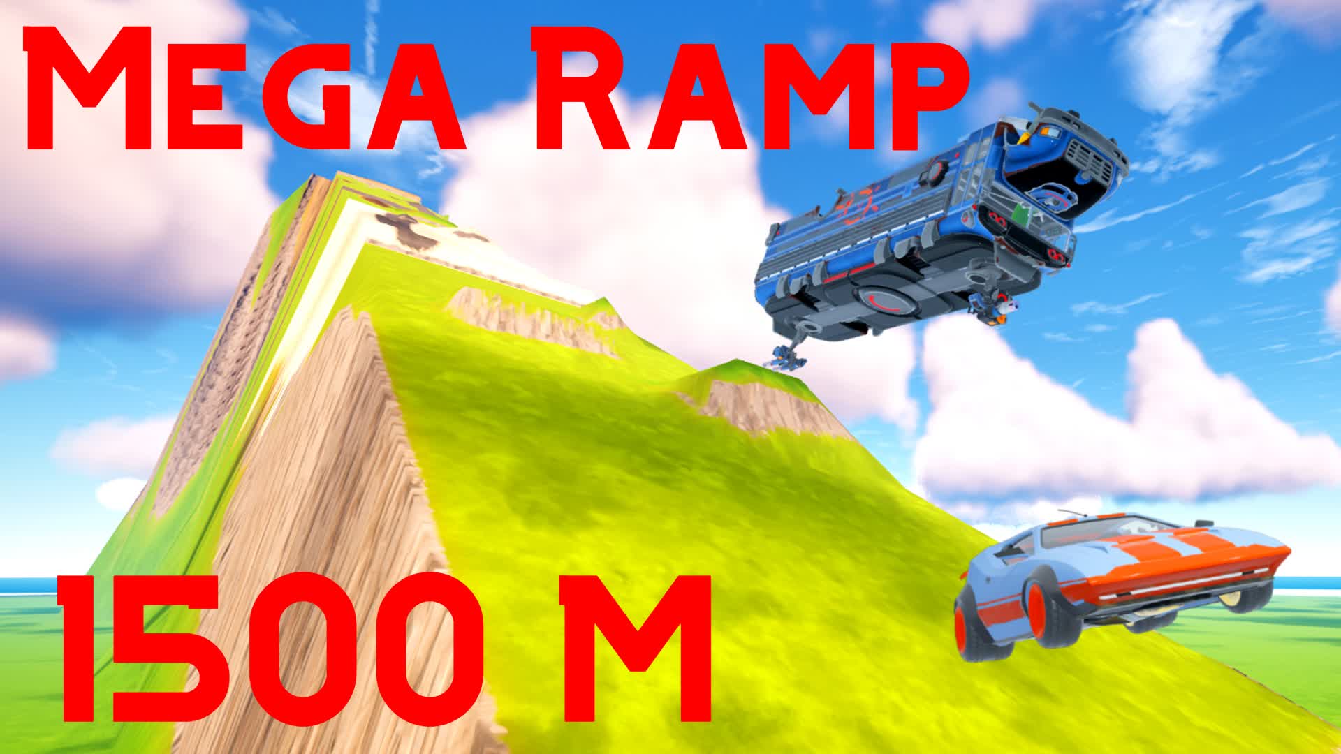 1500M Mega Ramp (UEFN) [ oddball14 ] – Fortnite Creative Map Code