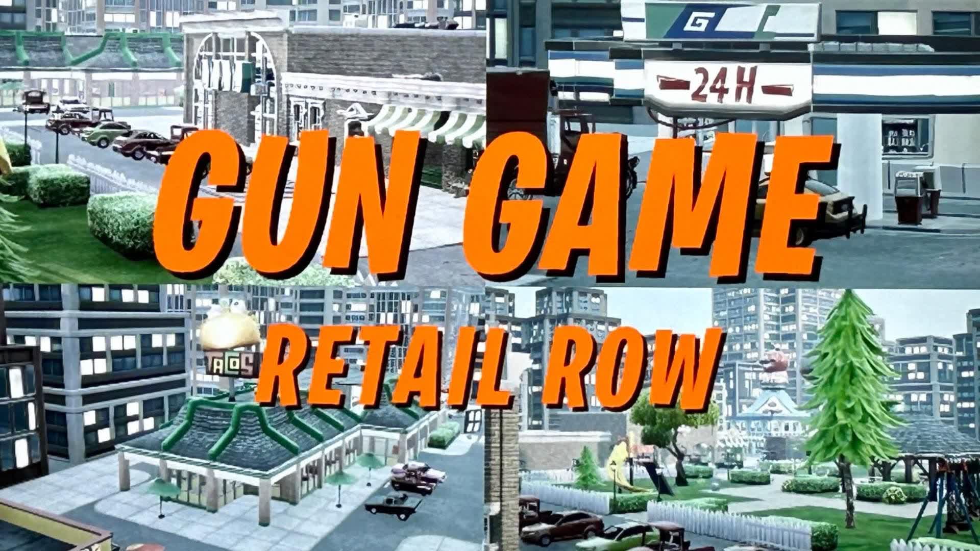 GUN GAME : retail row [ skychou ] – Fortnite Creative Map Code