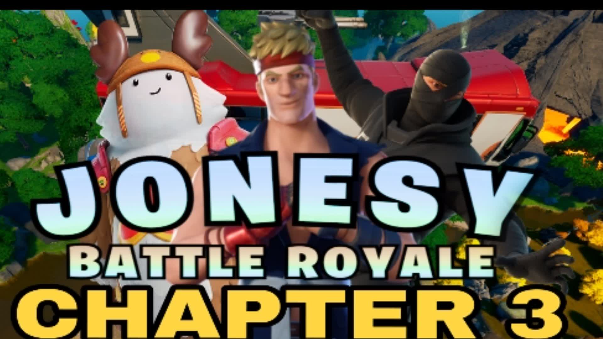 Jonesy Battle Royale Chapter 3 [ lonejonesyyt ] – Fortnite Creative Map Code
