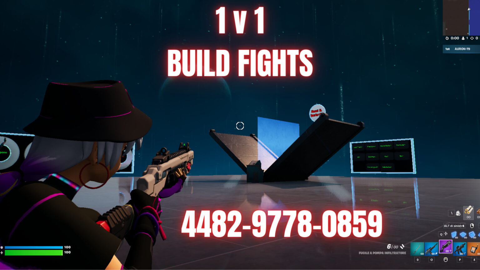1 v 1 Build Fights UEFN ( OG ) [ auron-79 ] – Fortnite Creative Map Code