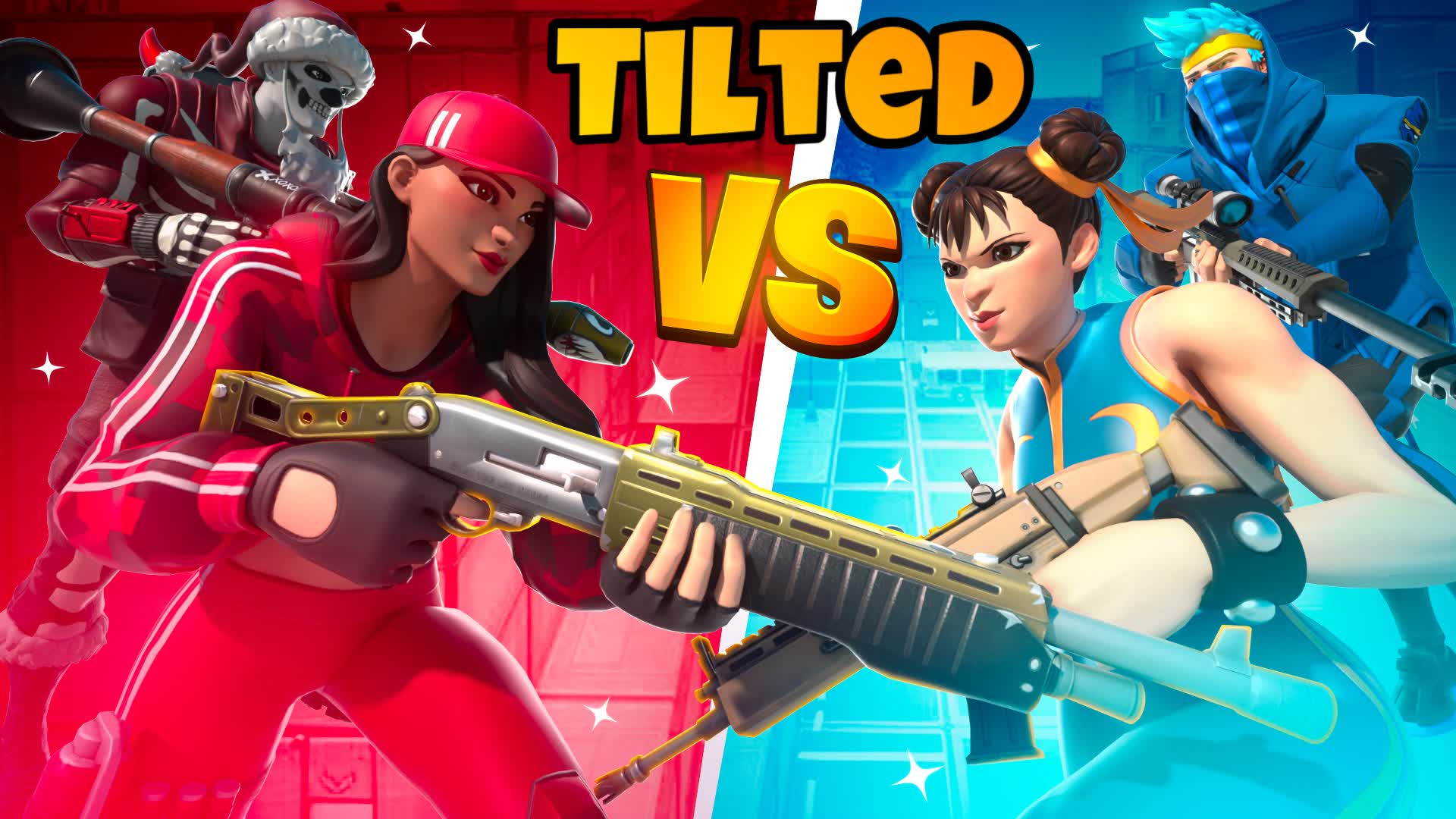 Tilted RED VS BLUE [ abd8x ] – Fortnite Creative Map Code