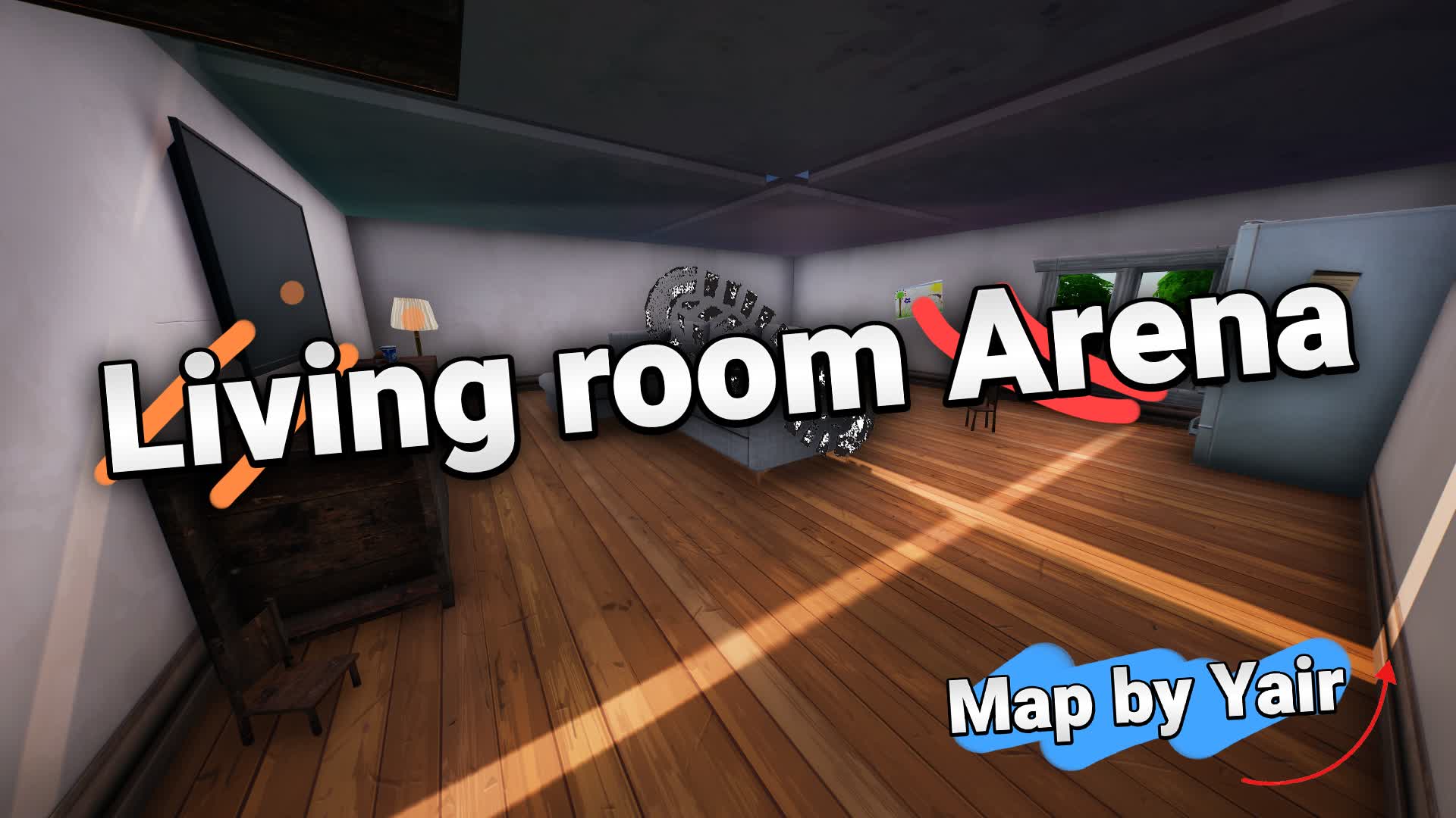 Living room Arena [ nahoomx79 ] – Fortnite Creative Map Code