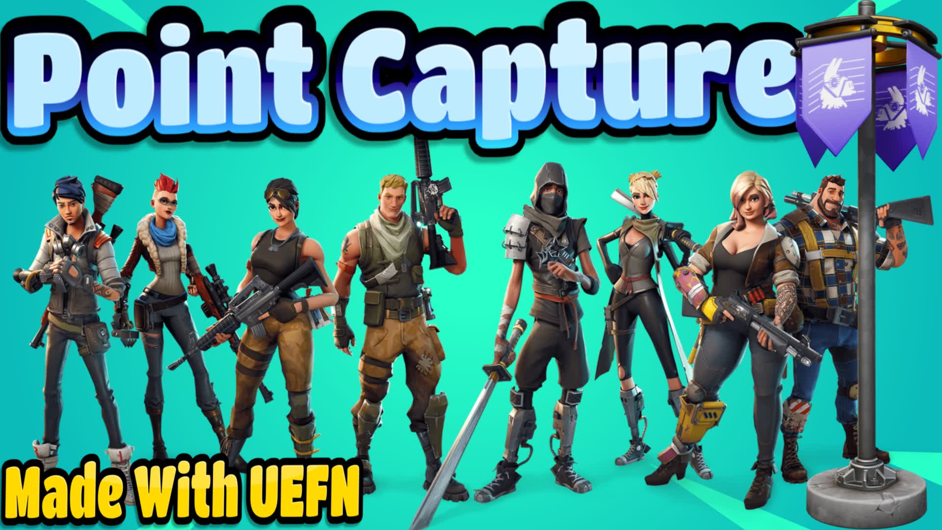 Point Capture FFA [ cwbob100 ] – Fortnite Creative Map Code
