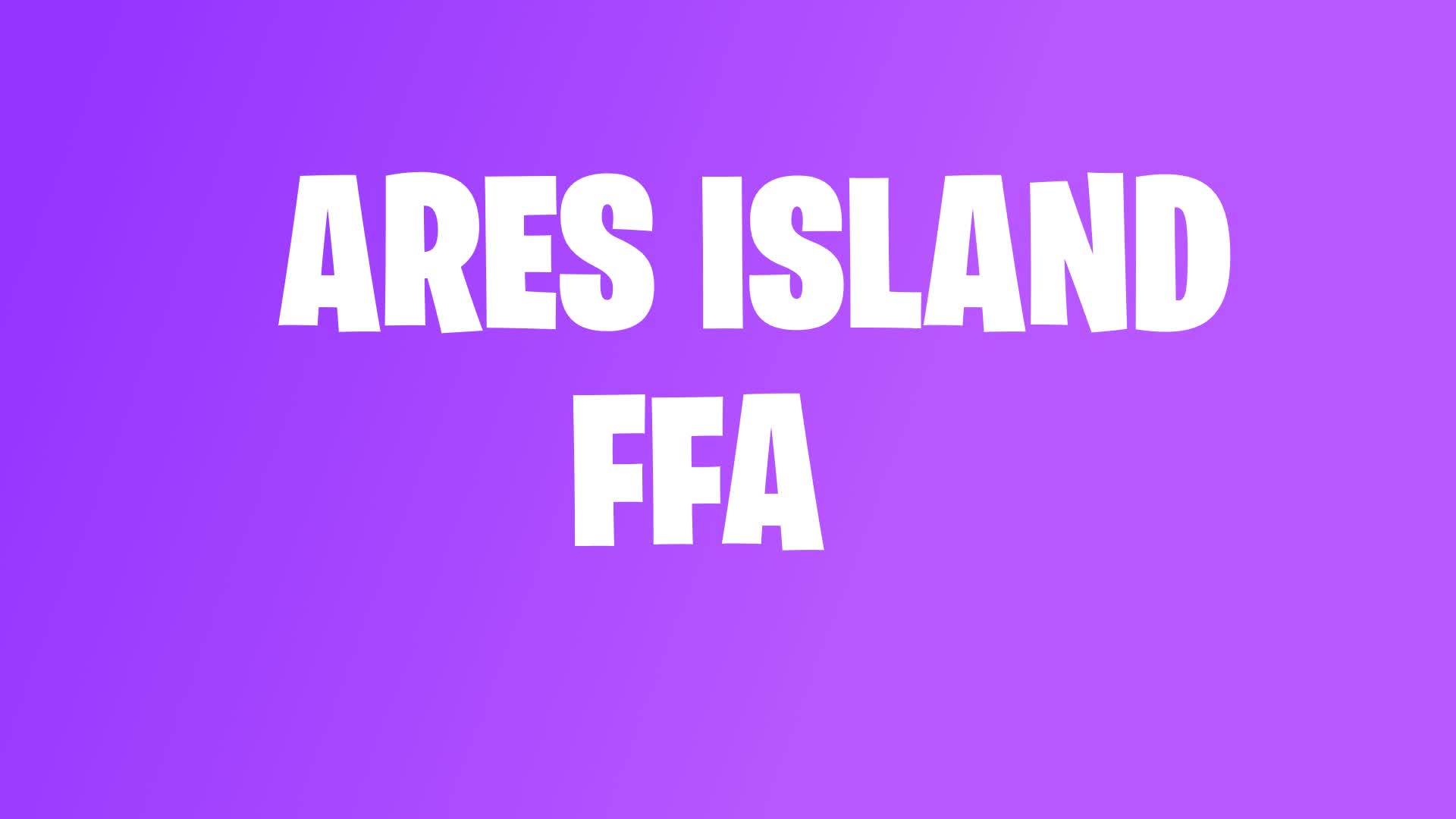 ARES ISLAND FFA [ scoobydreu ] – Fortnite Creative Map Code