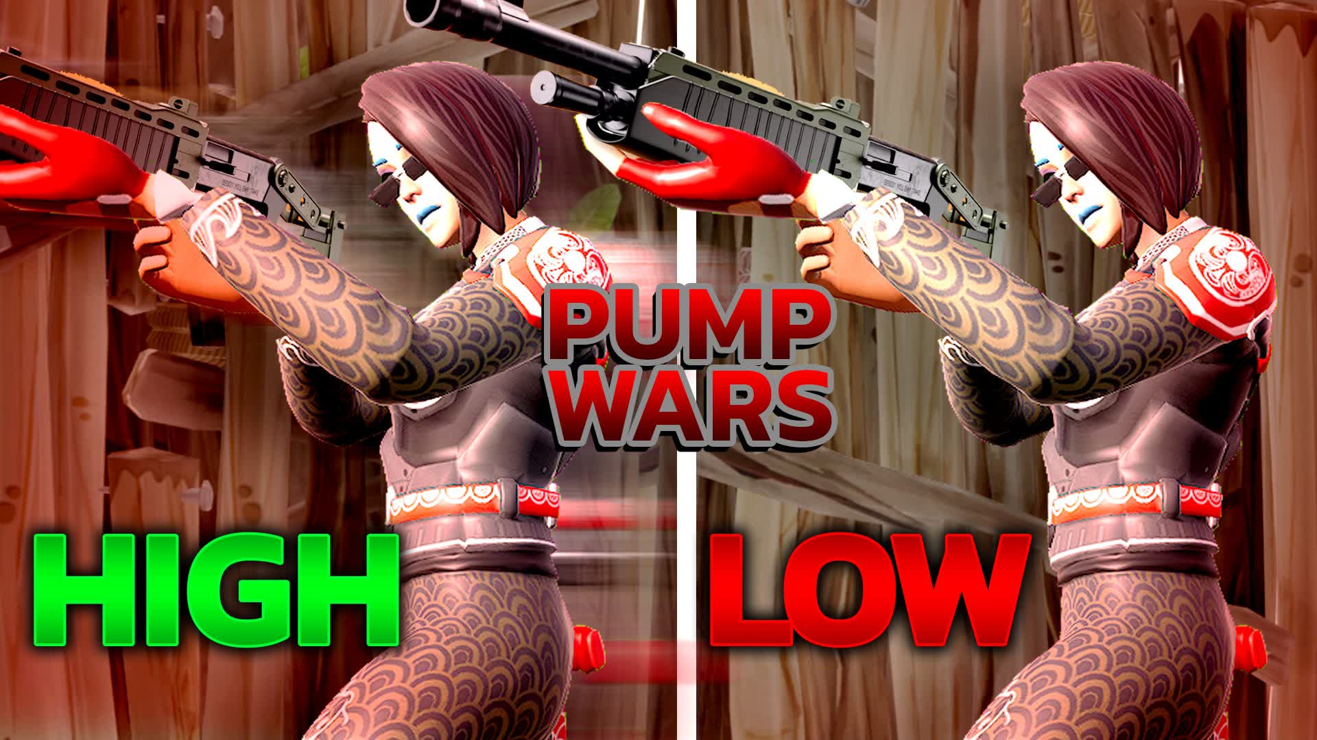 PUMP WARS / HIGH AND LOW SPEED [ skytetg ] – Fortnite Creative Map Code