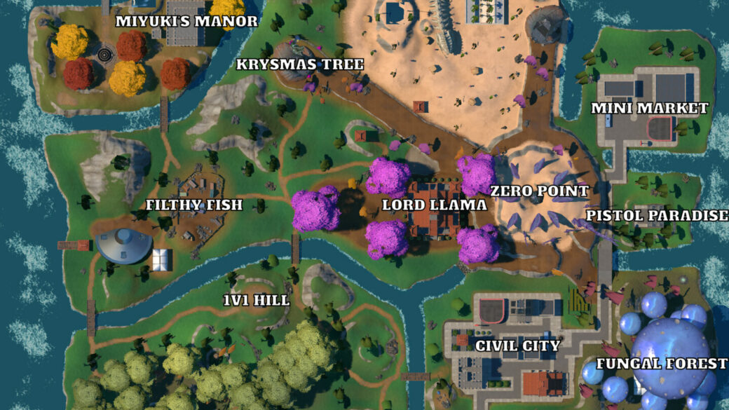 FFA Island 2.0 - EVERY WEAPON [ krysos22 ] – Fortnite Creative Map Code