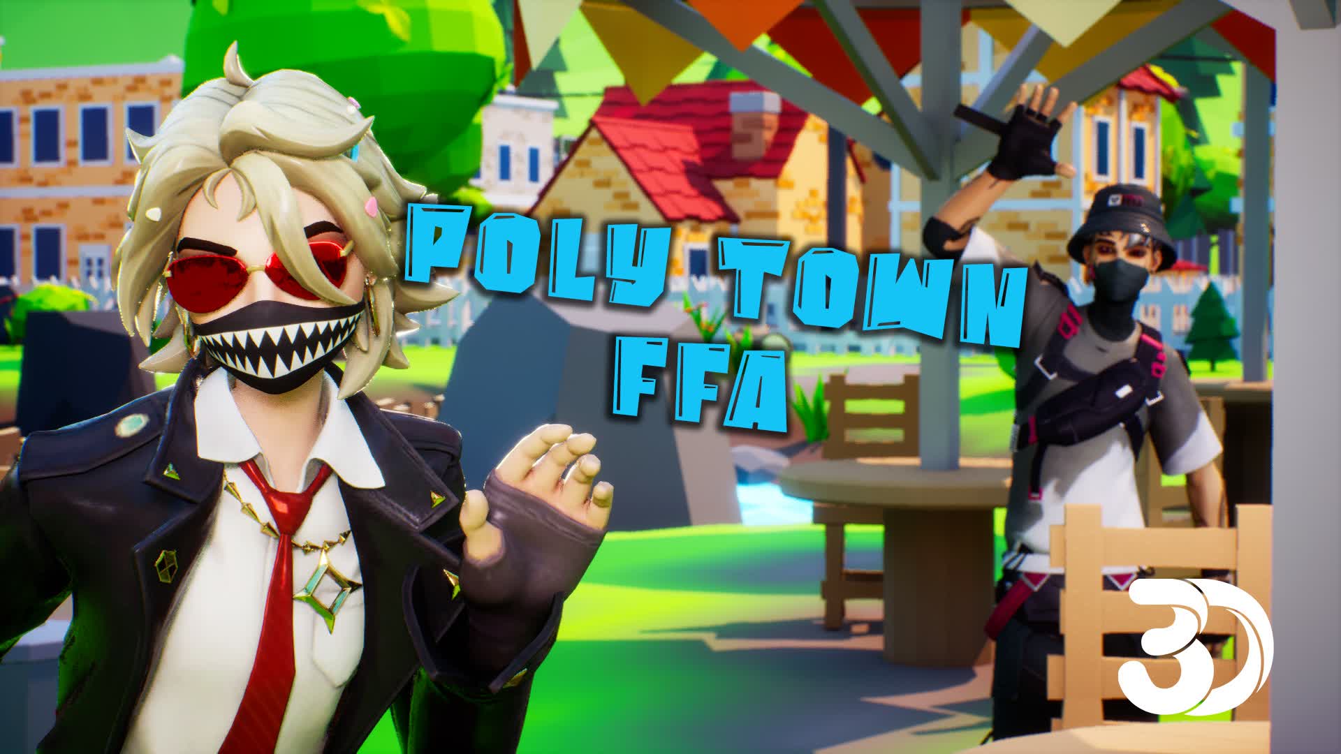 POLY TOWN FFA [ 3D LAB ] – Fortnite Creative Map Code