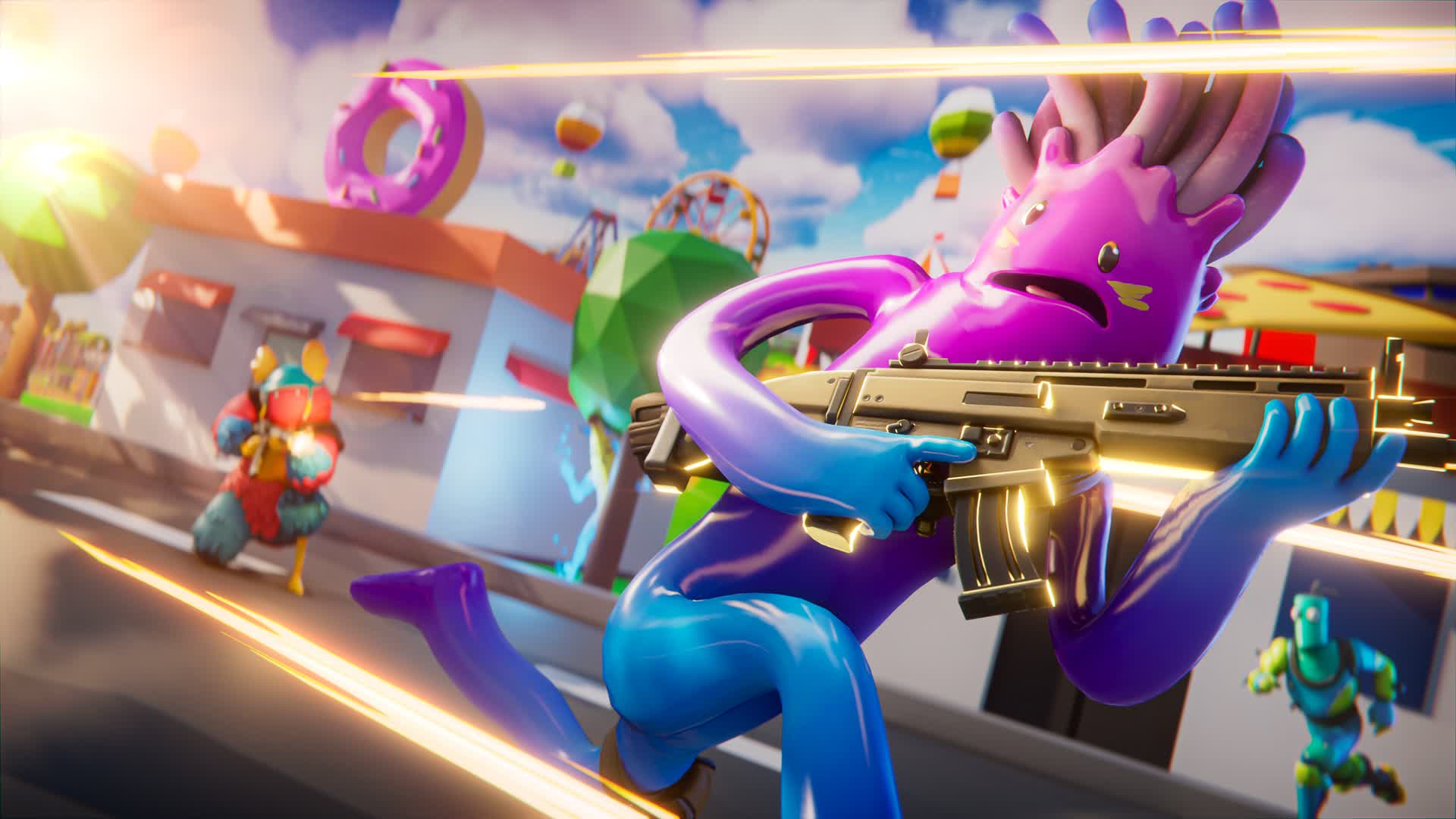 CARTOON GUN GAME! [ superjoy ] – Fortnite Creative Map Code