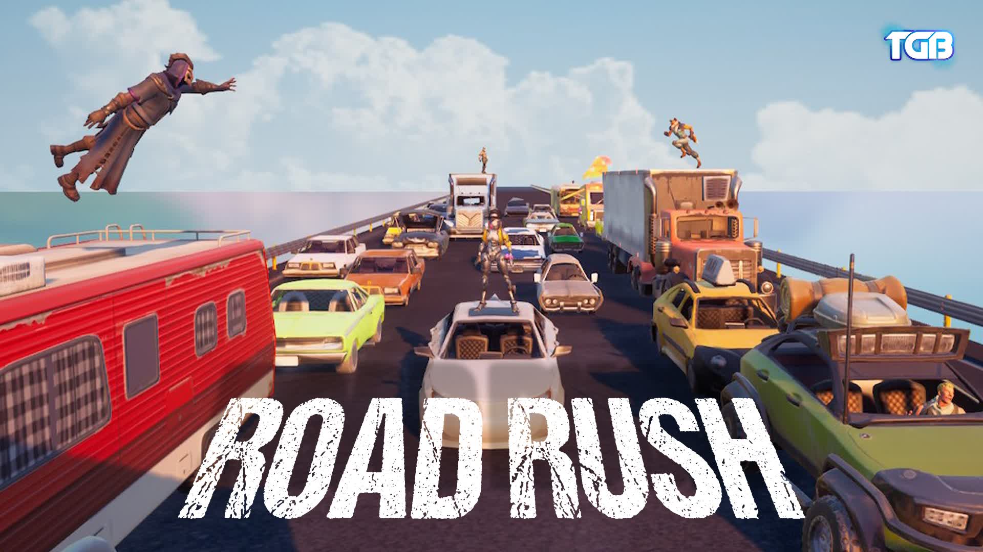 Road Rush | Pickaxe Battle [ tookagameboi ] – Fortnite Creative Map Code