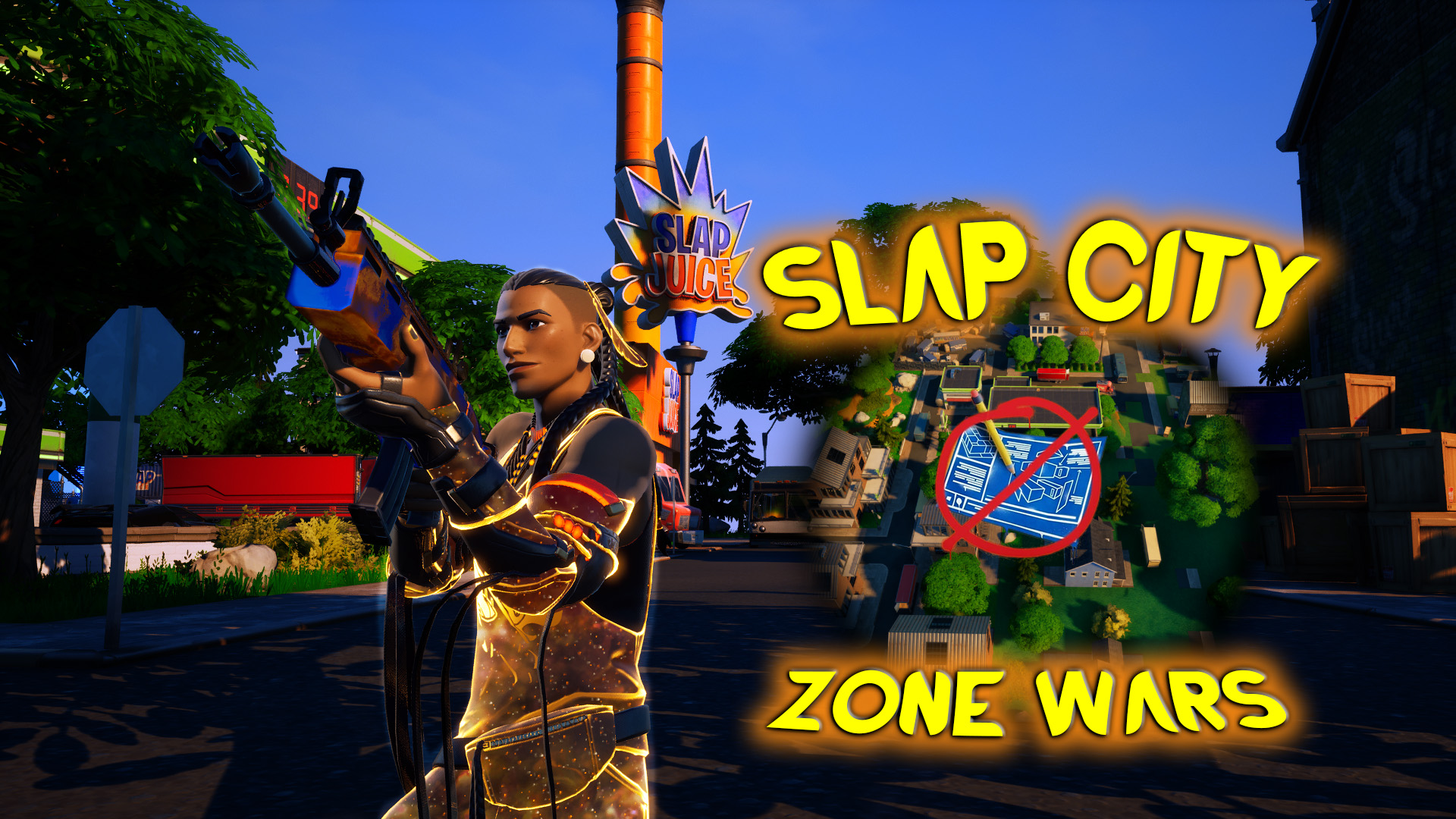 Slap City - Zero Build Zone Wars [ wornsnow88 ] – Fortnite Creative Map ...