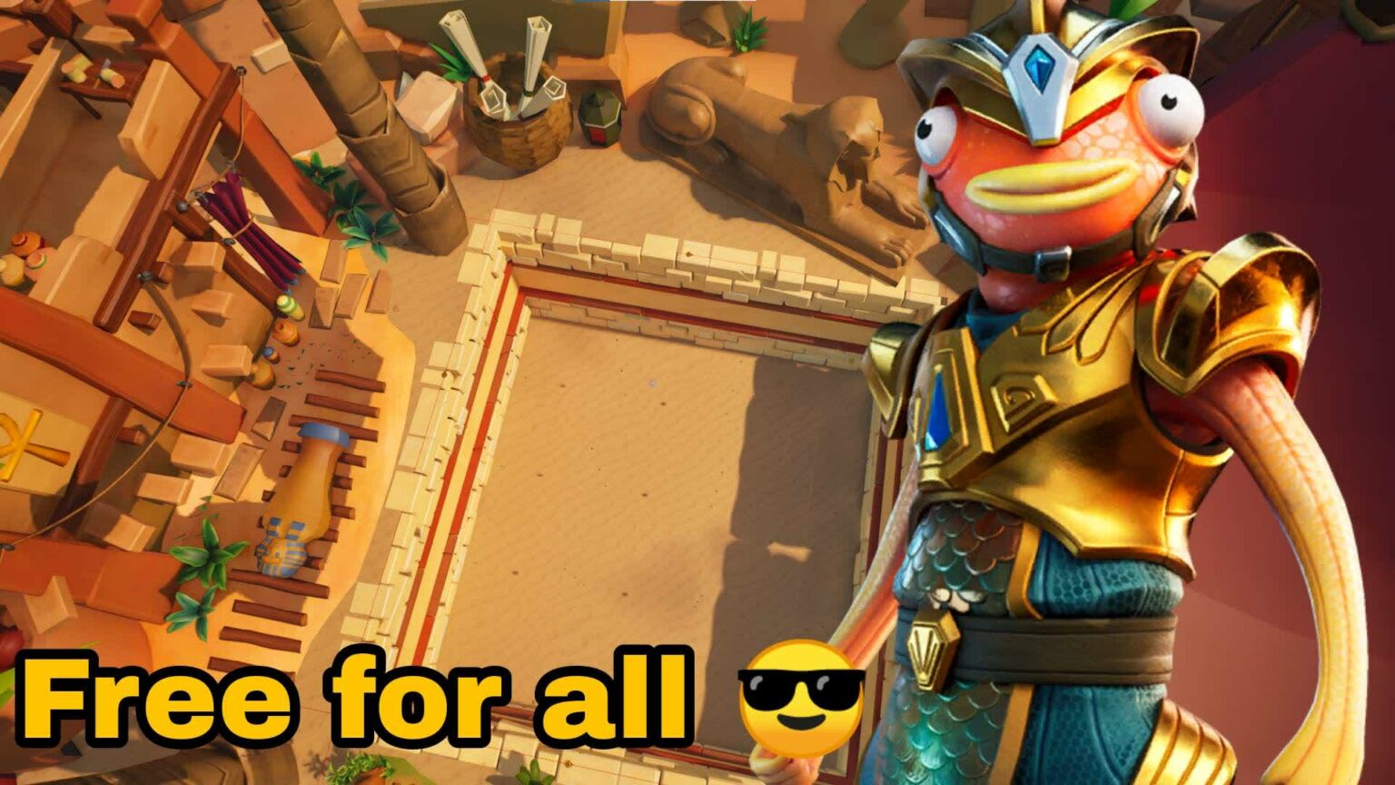 📜Egyptian pit FFA📜 [ H68 ] – Fortnite Creative Map Code