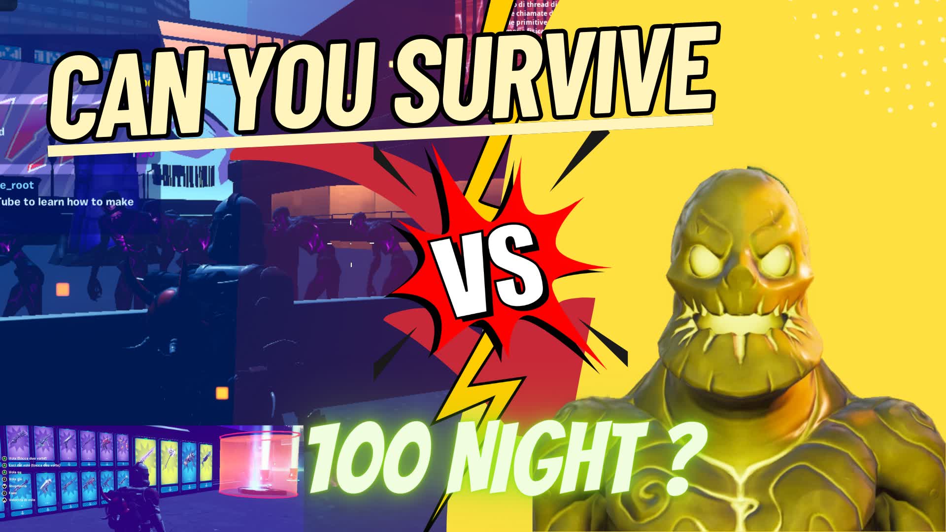 100 nightmare [ root ] – Fortnite Creative Map Code