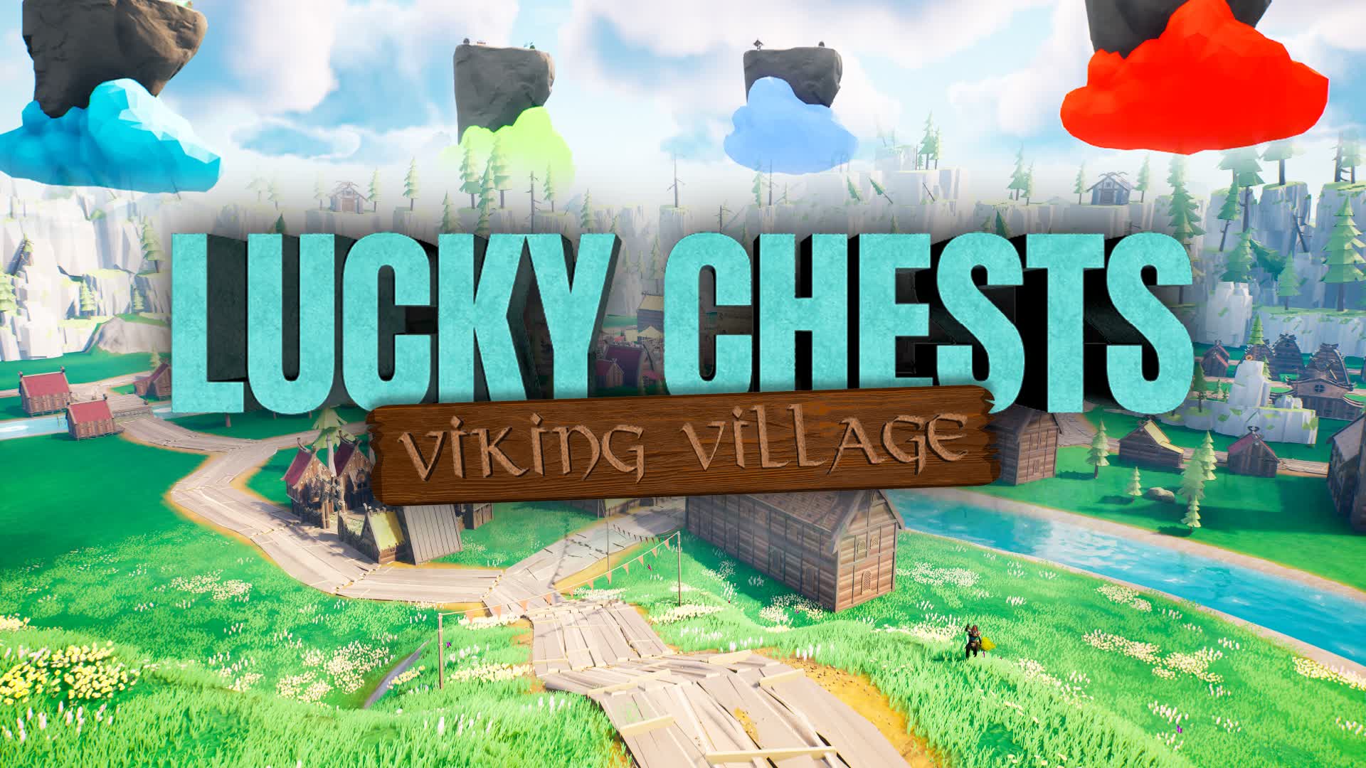 LUCKY CHESTS - VIKING VILLAGE [ ib-dju ] – Fortnite Creative Map Code
