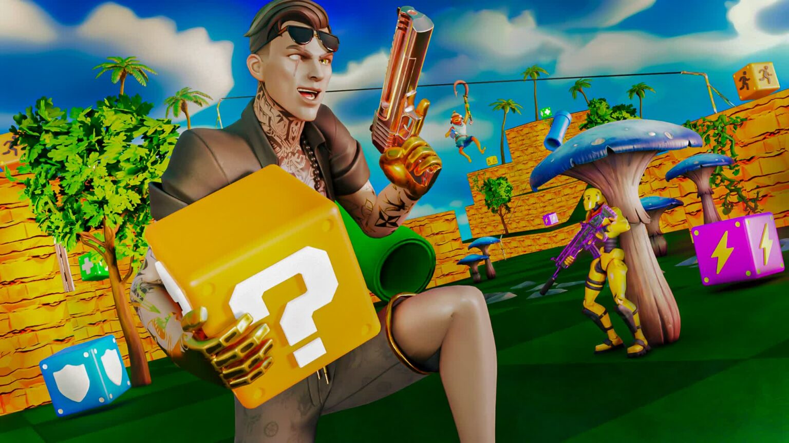 🍀LUCKY BLOCKS FFA [ iisanderii ] – Fortnite Creative Map Code