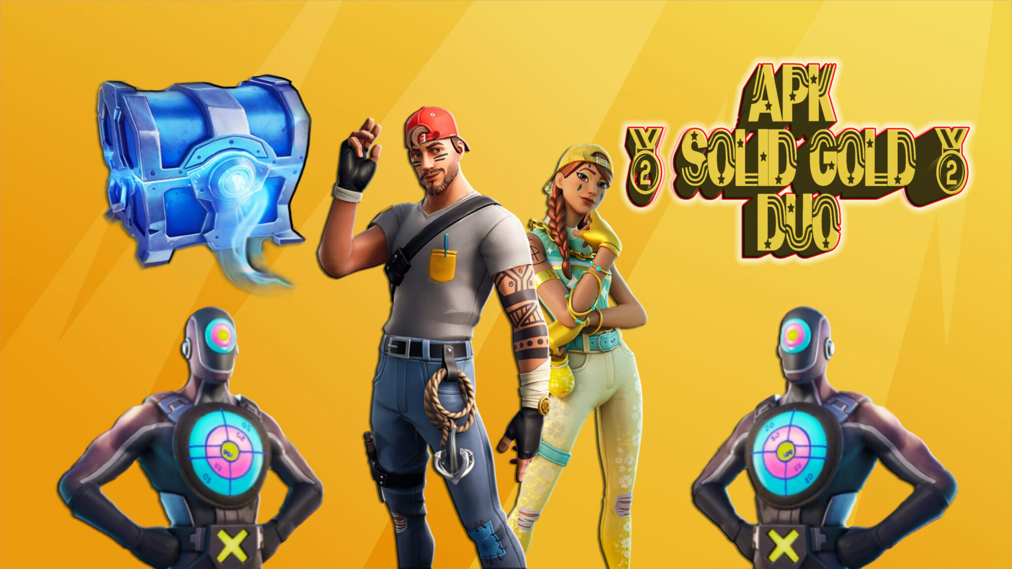 APK 🥇 SOLID GOLD 🥇DUO [ apk_aryhunter ] – Fortnite Creative Map Code