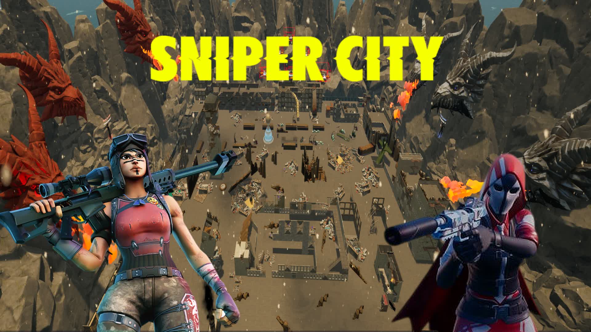 SNIPER CITY [ tonydjytb ] – Fortnite Creative Map Code