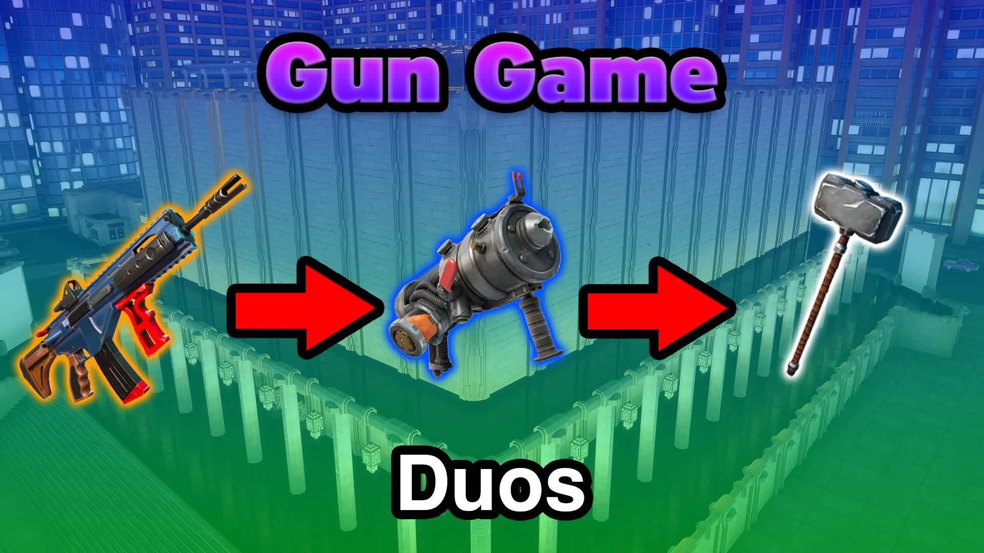 Gun Game Duos: Museum [ PandaLegacy ] – Fortnite Creative Map Code