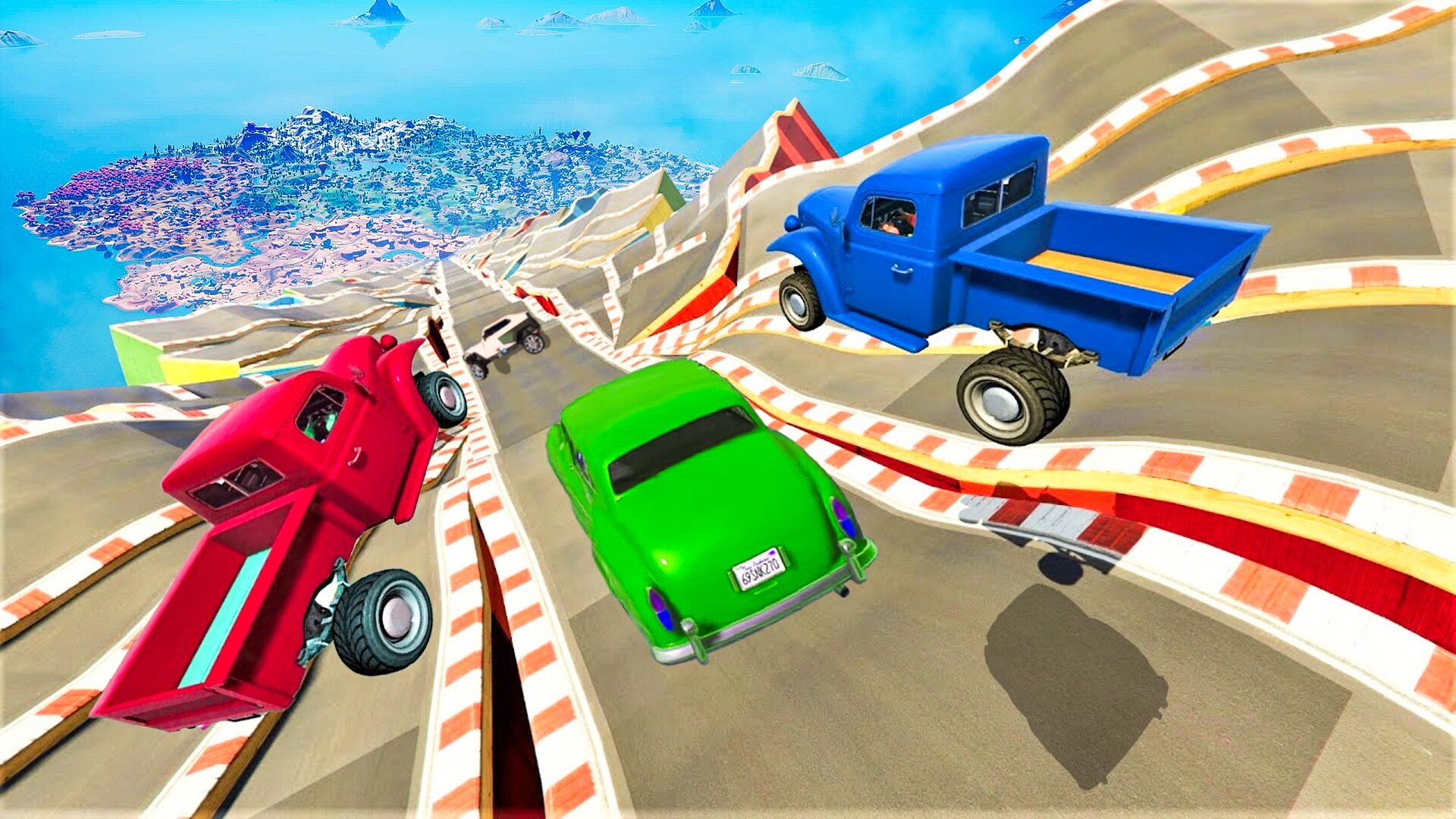 🚗Car MEGA RAMP🎯 [ soflyofficial ] – Fortnite Creative Map Code