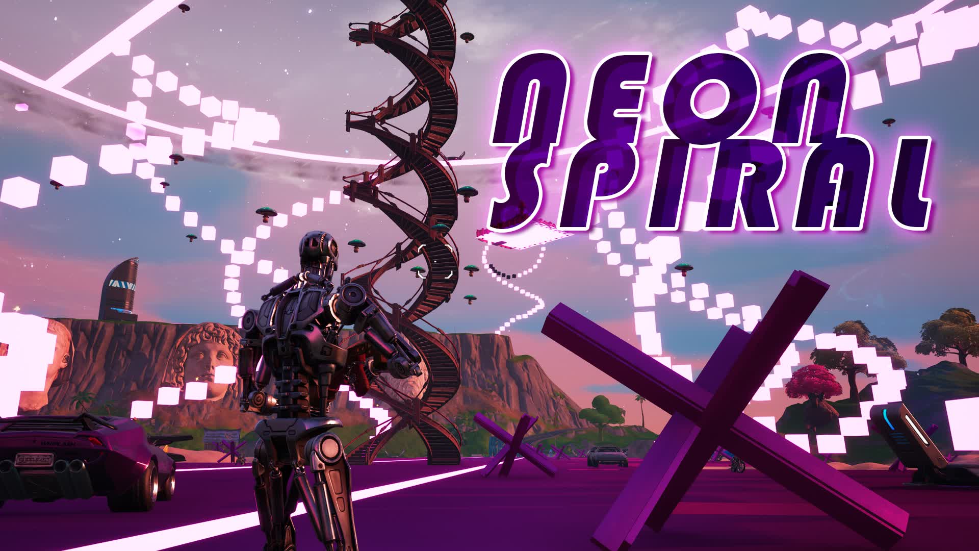 Neon Spiral [ zuanfilm ] – Fortnite Creative Map Code