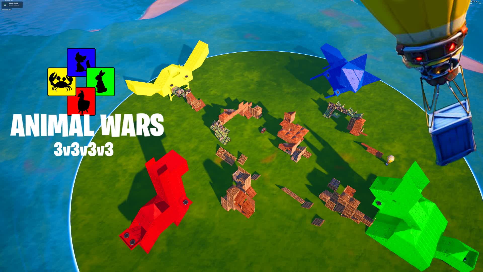 ANIMAL WARS | Zone wars 2.0 [ fra4 ] – Fortnite Creative Map Code
