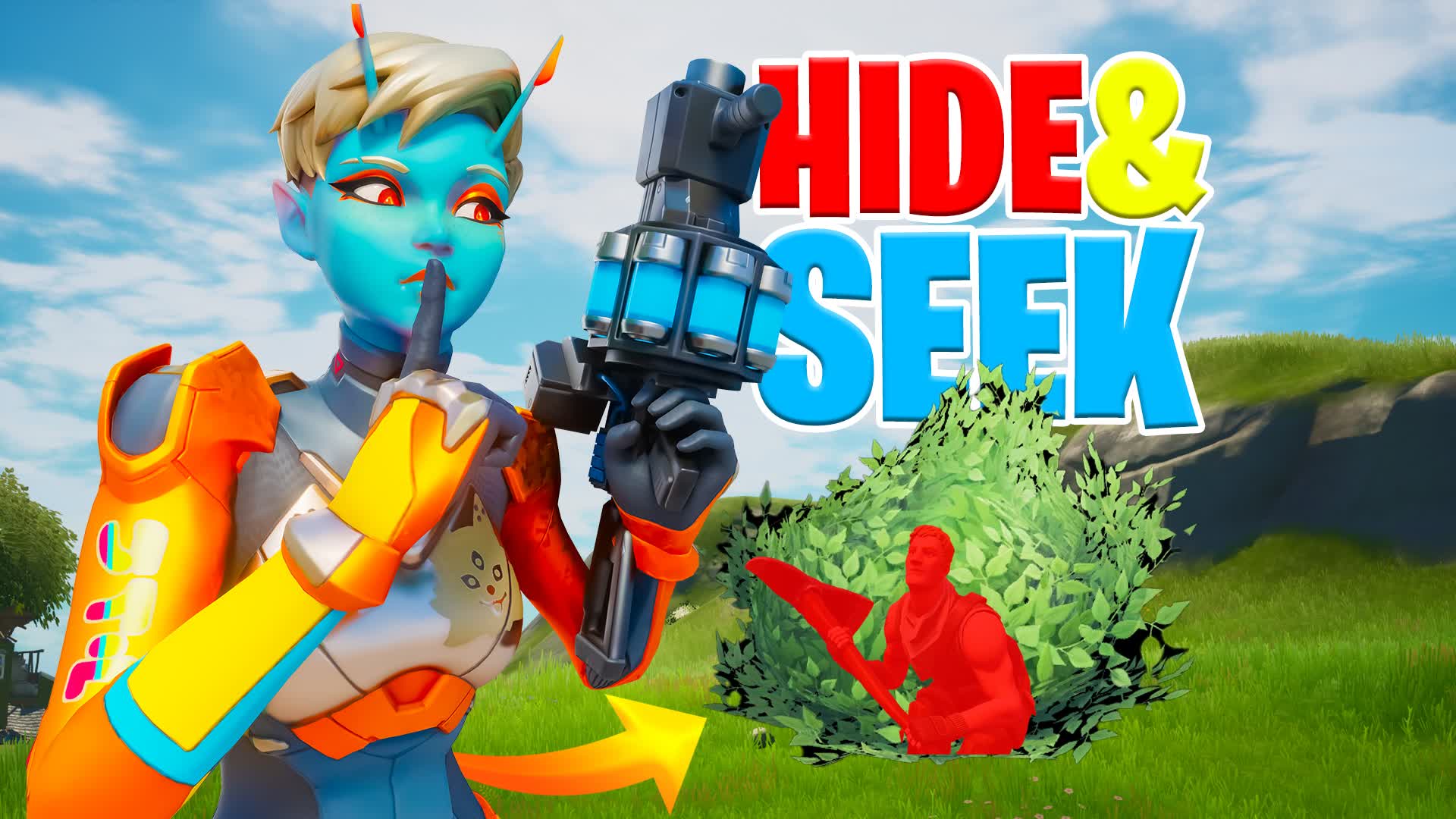 Manic's 100 Player Hide n Seek!! [ manichd ] – Fortnite Creative Map Code