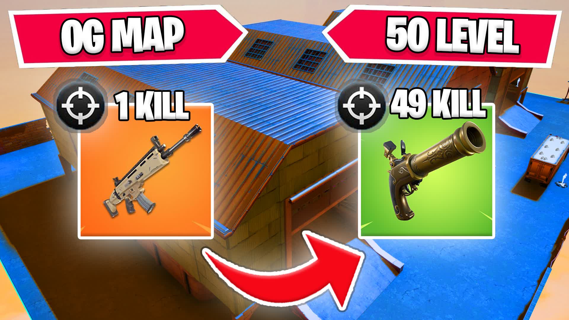 🚨 OG Dusty Depot Gun Game! 🔫 [ zaxsek ] – Fortnite Creative Map Code