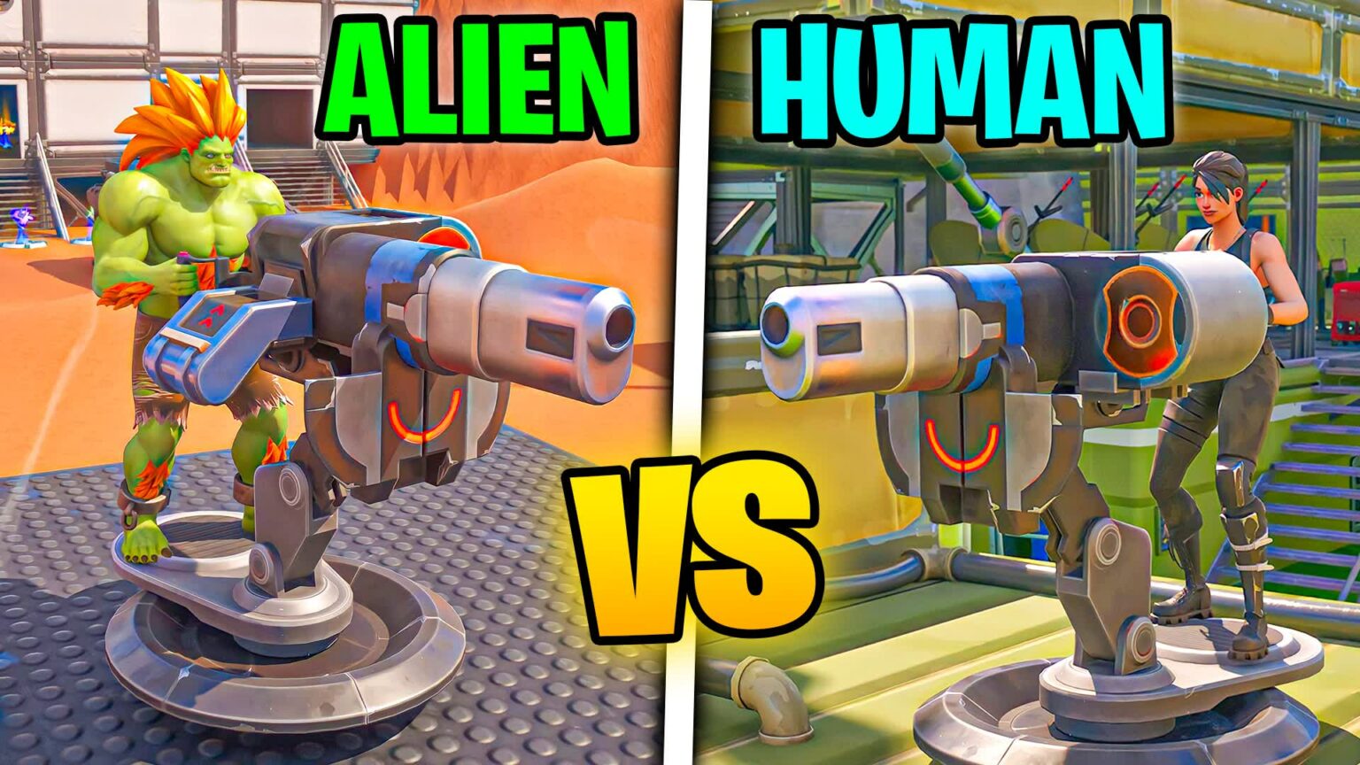 👽 ALIEN VS HUMAN👨 - ALL WEAPONS [ Brice ] – Fortnite Creative Map Code