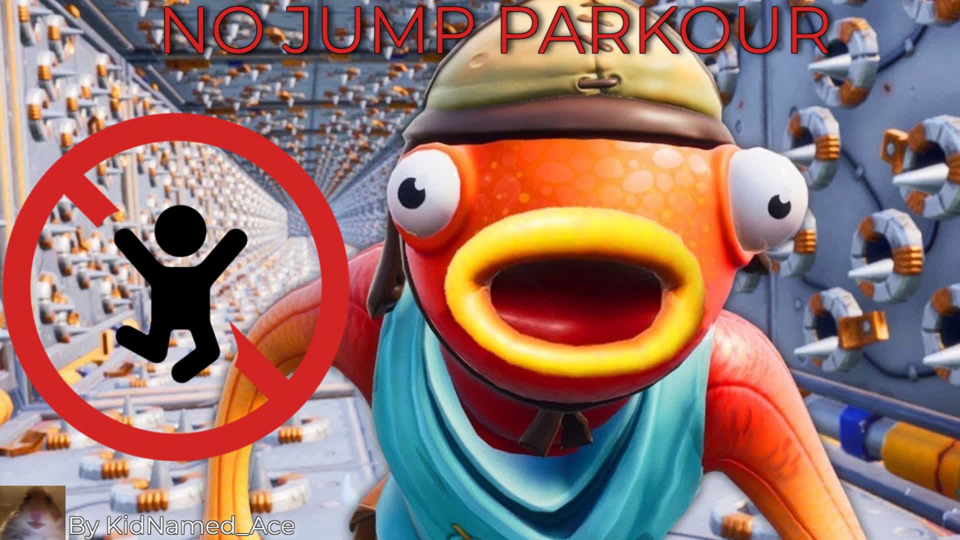 🚫NO JUMPING PARKOUR🚫 [ kidnamedace ] – Fortnite Creative Map Code