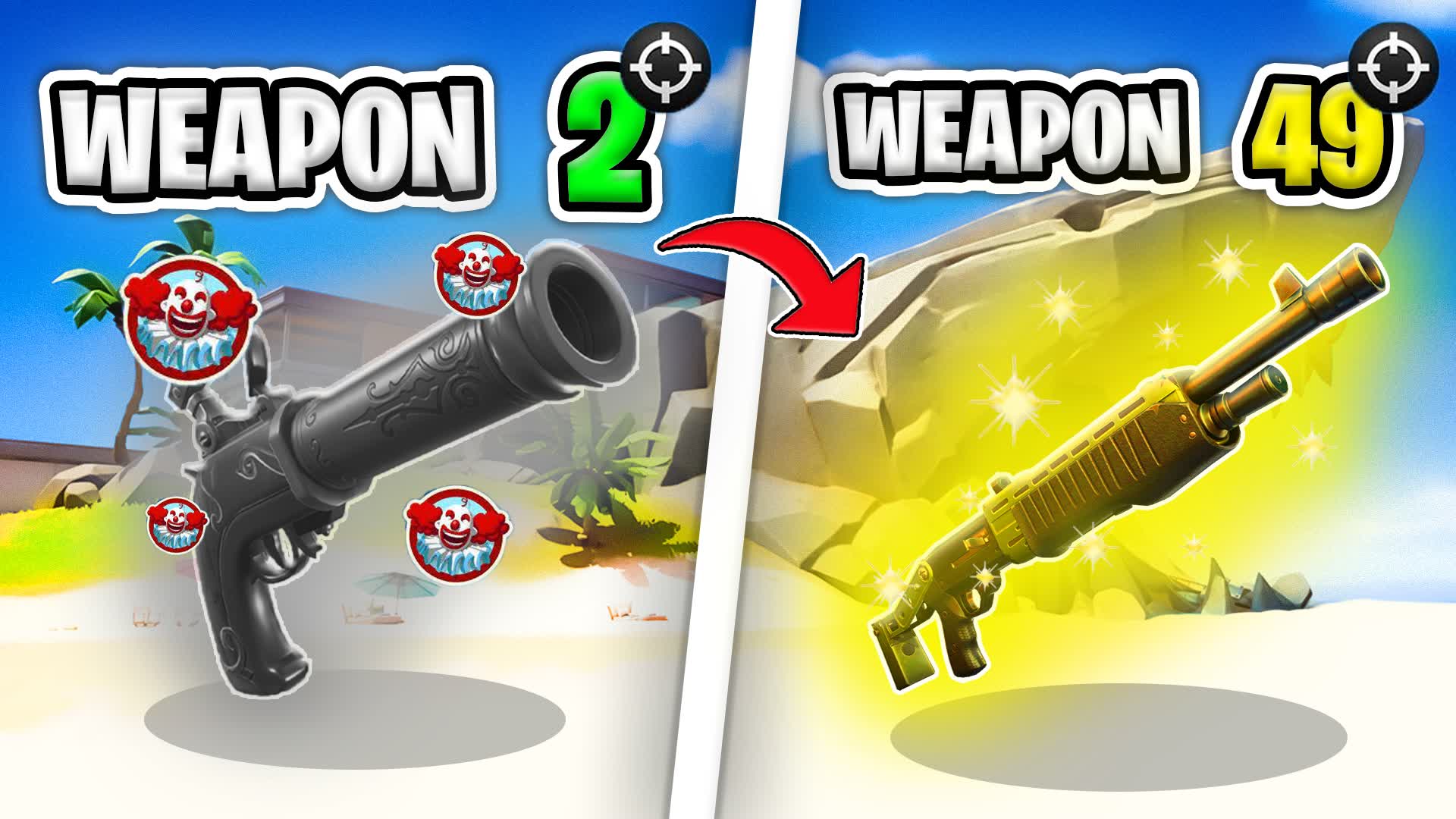 OG SHARK 🦈 GUN GAME 🤠 [ zaxsek ] – Fortnite Creative Map Code