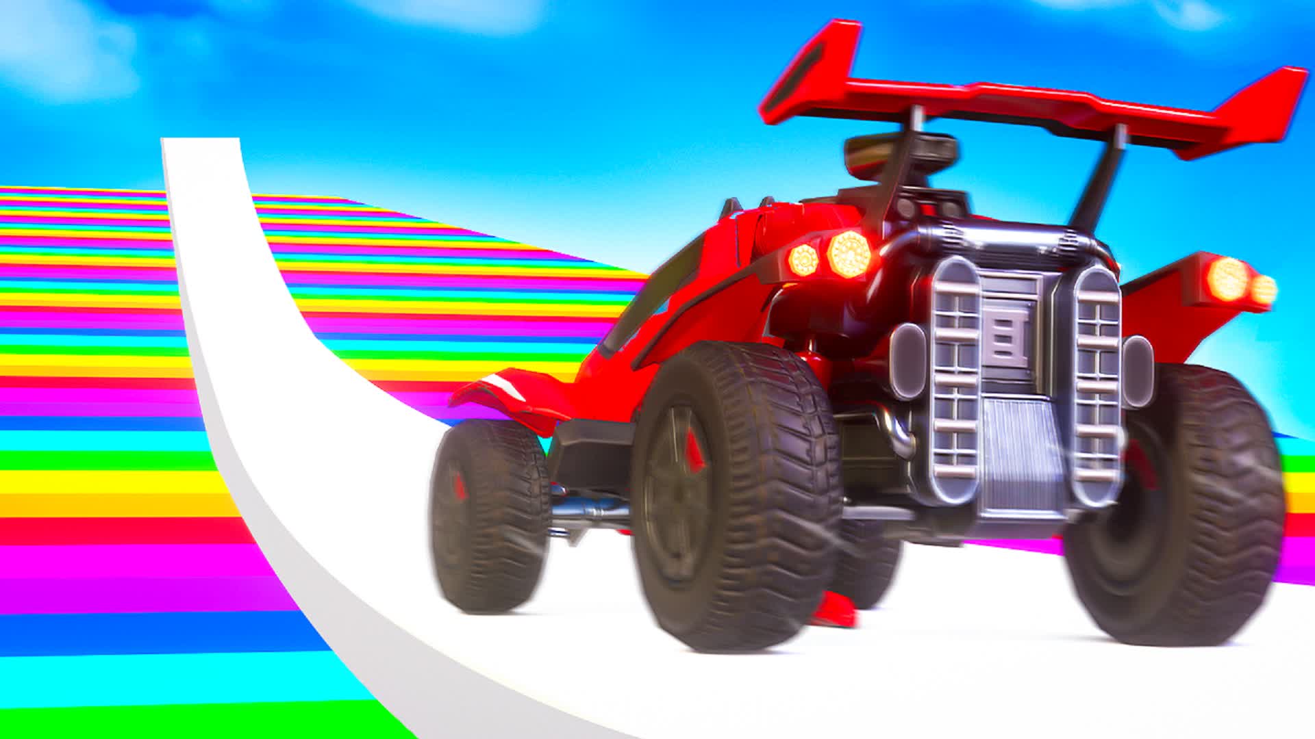 RAINBOW MEGA RAMP🌈 [ rycrooz ] – Fortnite Creative Map Code