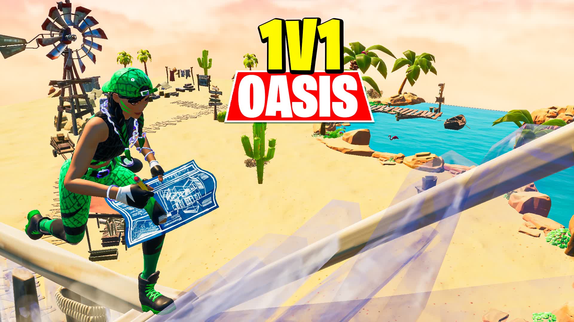 SLZ 1v1 Build Fight - Oasis [ scorplz ] – Fortnite Creative Map Code