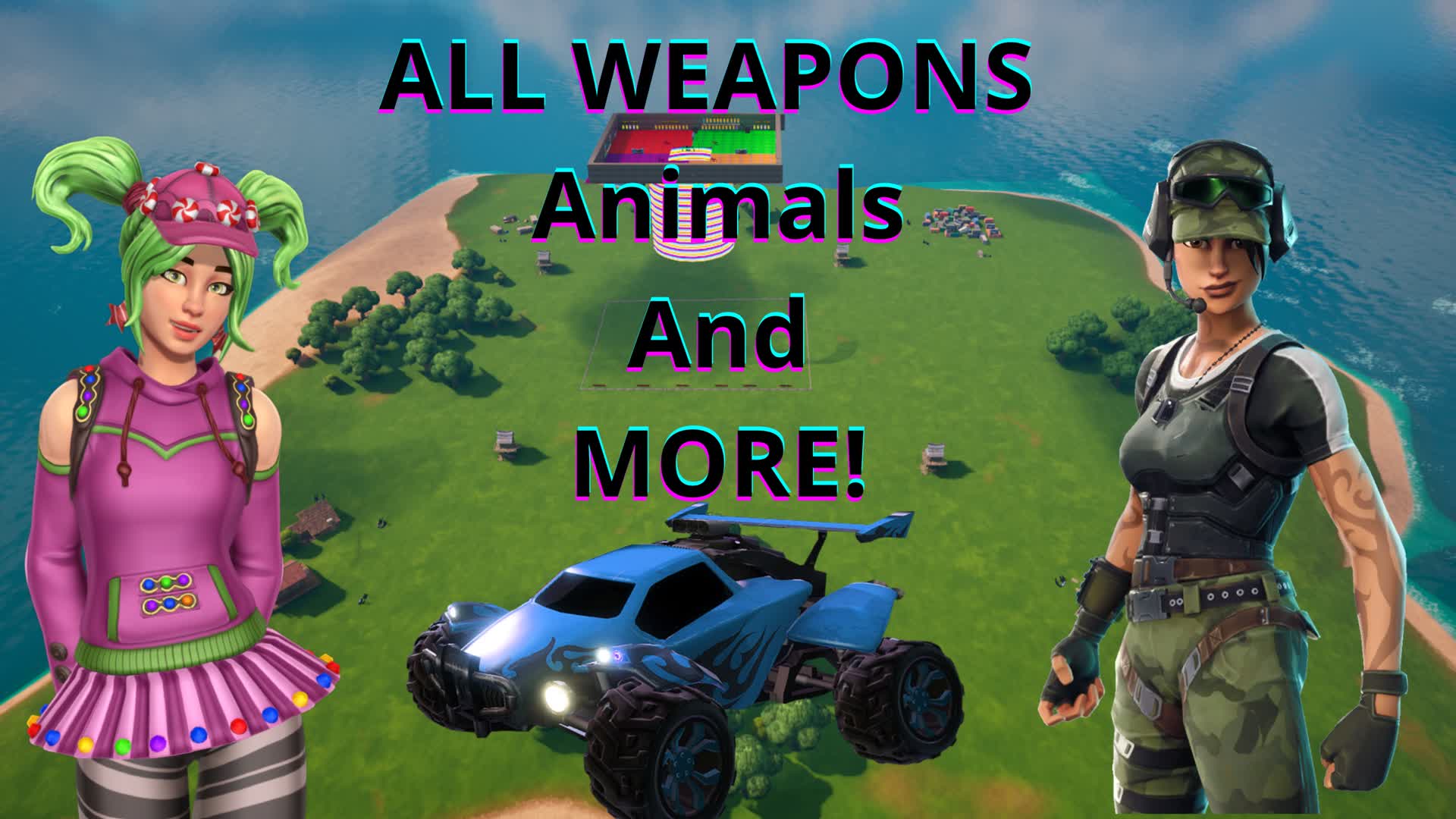 😮Running island😮 [ jotthun ] – Fortnite Creative Map Code